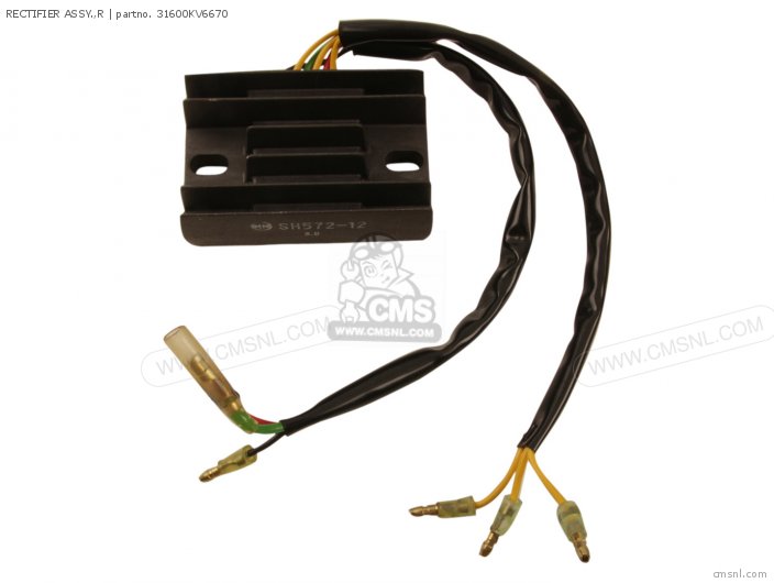 31600KV6670: Rectifier Assy.,r Honda - buy the 31600-KV6-670 at CMSNL
