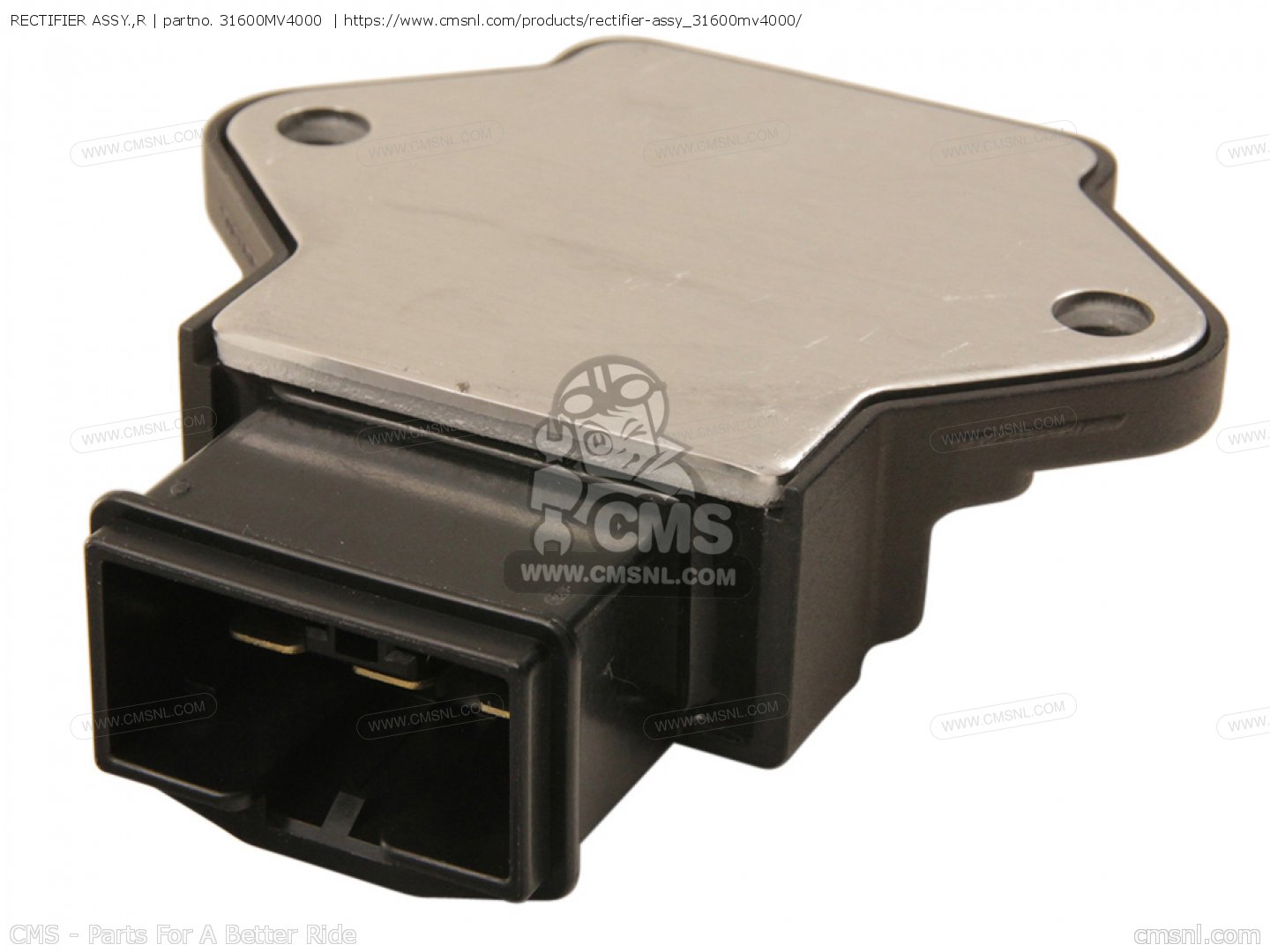 31600MV4000: RECTIFIER ASSY.,R Honda - buy the 31600-MV4-000 at CMSNL