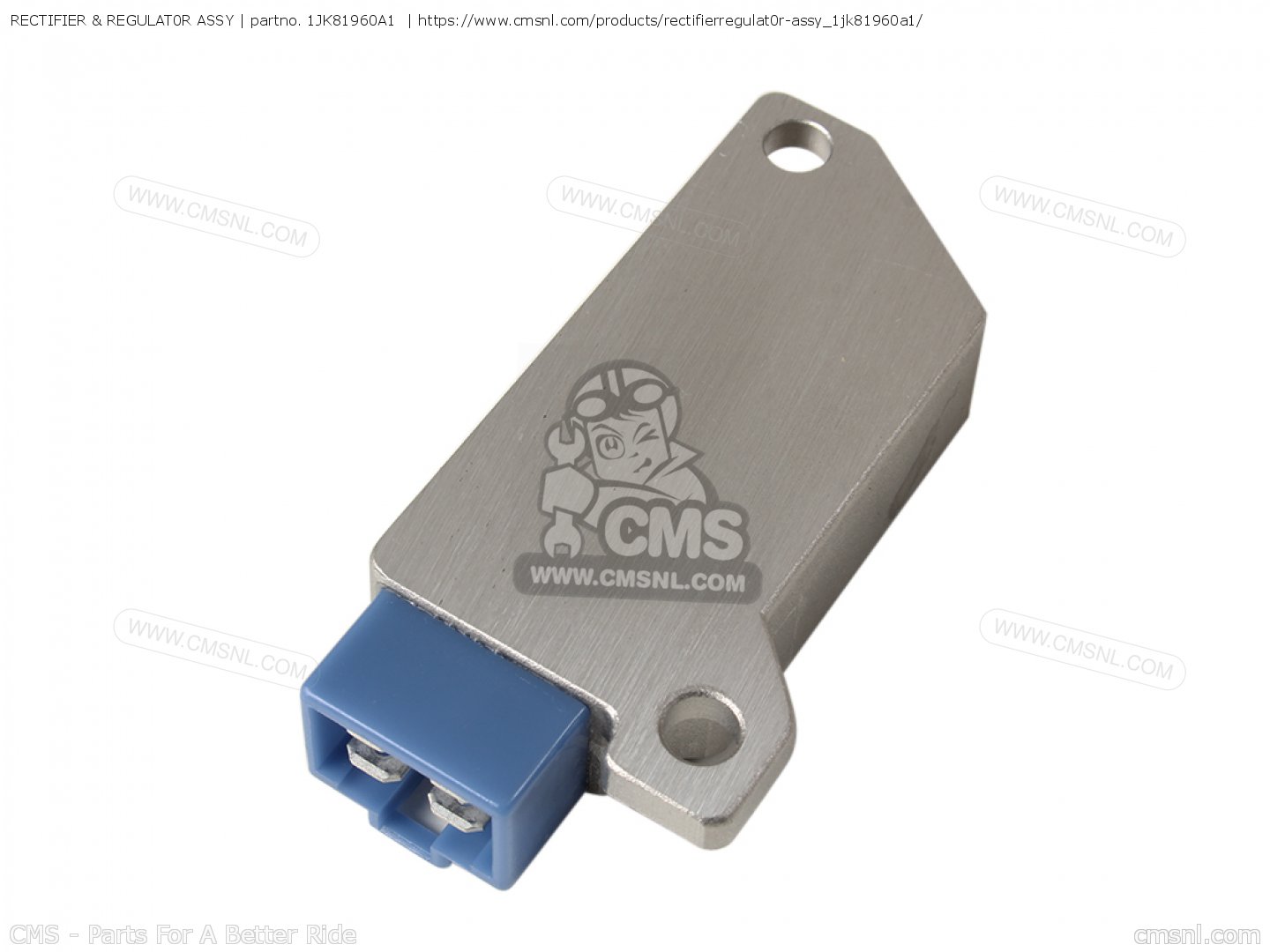 1JK81960A1: RECTIFIER & REGULAT0R ASSY Yamaha - buy the 1JK-81960-A1-00 ...