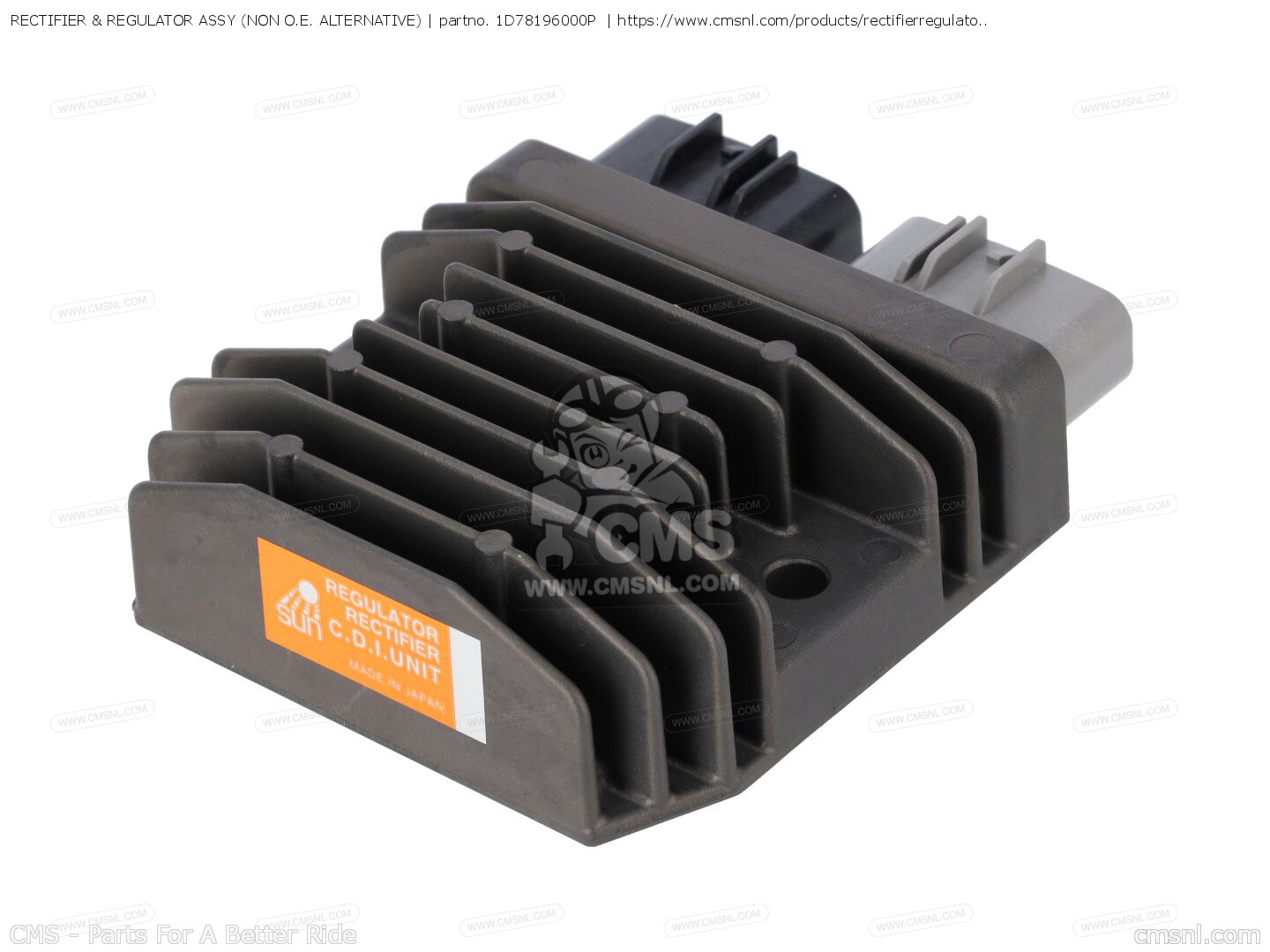 RECTIFIER & REGULATOR ASSY (NON O.E. ALTERNATIVE) for Yamaha - order at ...