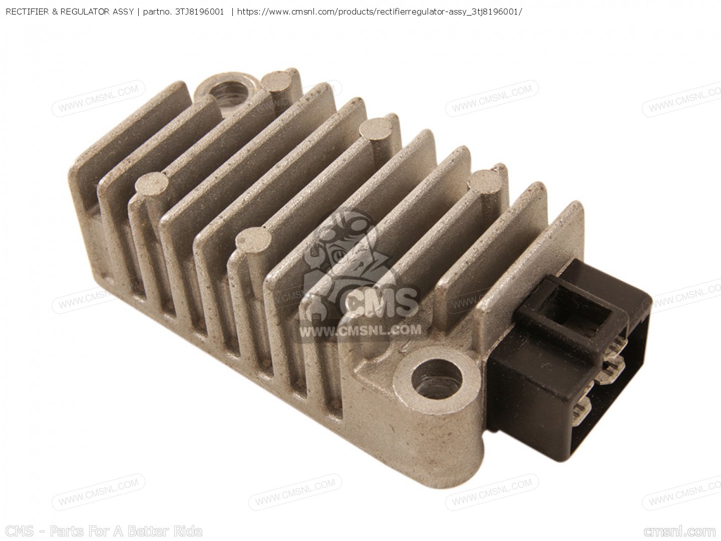 3TJ8196001: RECTIFIER & REGULATOR ASSY Yamaha - buy the 3TJ-81960-01-00 ...