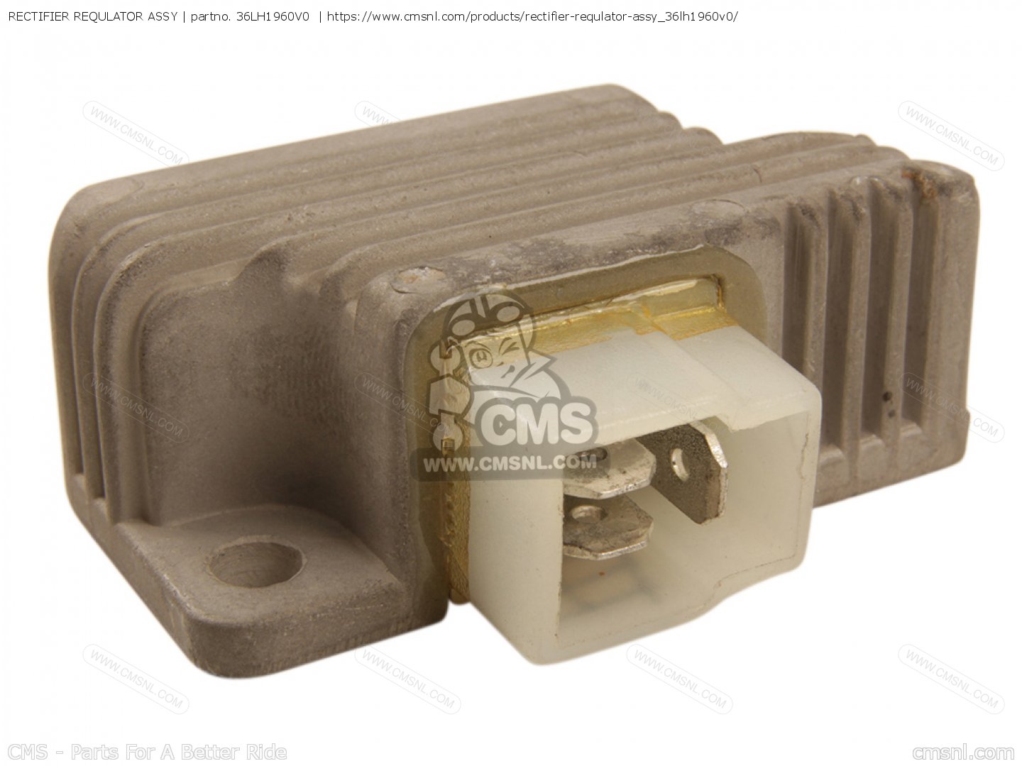 36LH1960V0: RECTIFIER REQULATOR ASSY Yamaha - buy the 36L-H1960-V0-00 ...