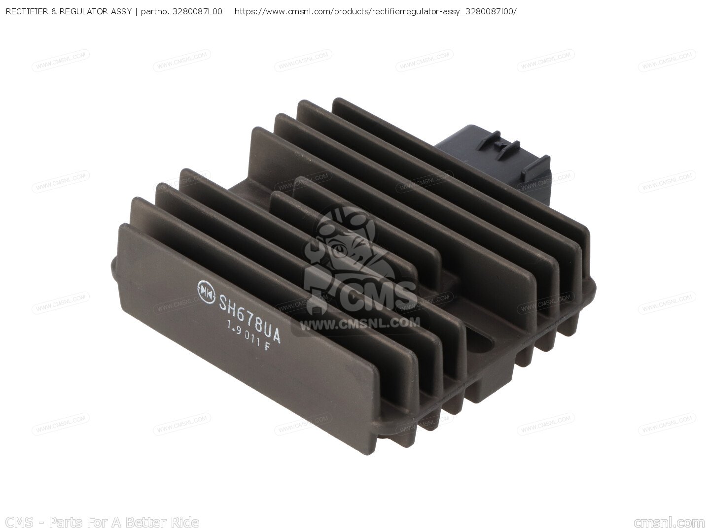 3280087L00: Rectifier & Regulator Assy Suzuki - buy the 32800-87L00 at ...