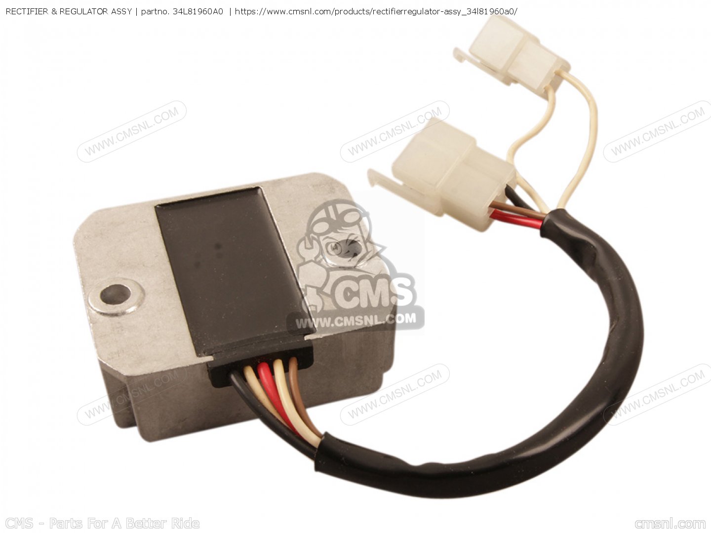 RECTIFIER & REGULATOR ASSY for XT600 1986 43F EUROPE 2643F-300E1 ...