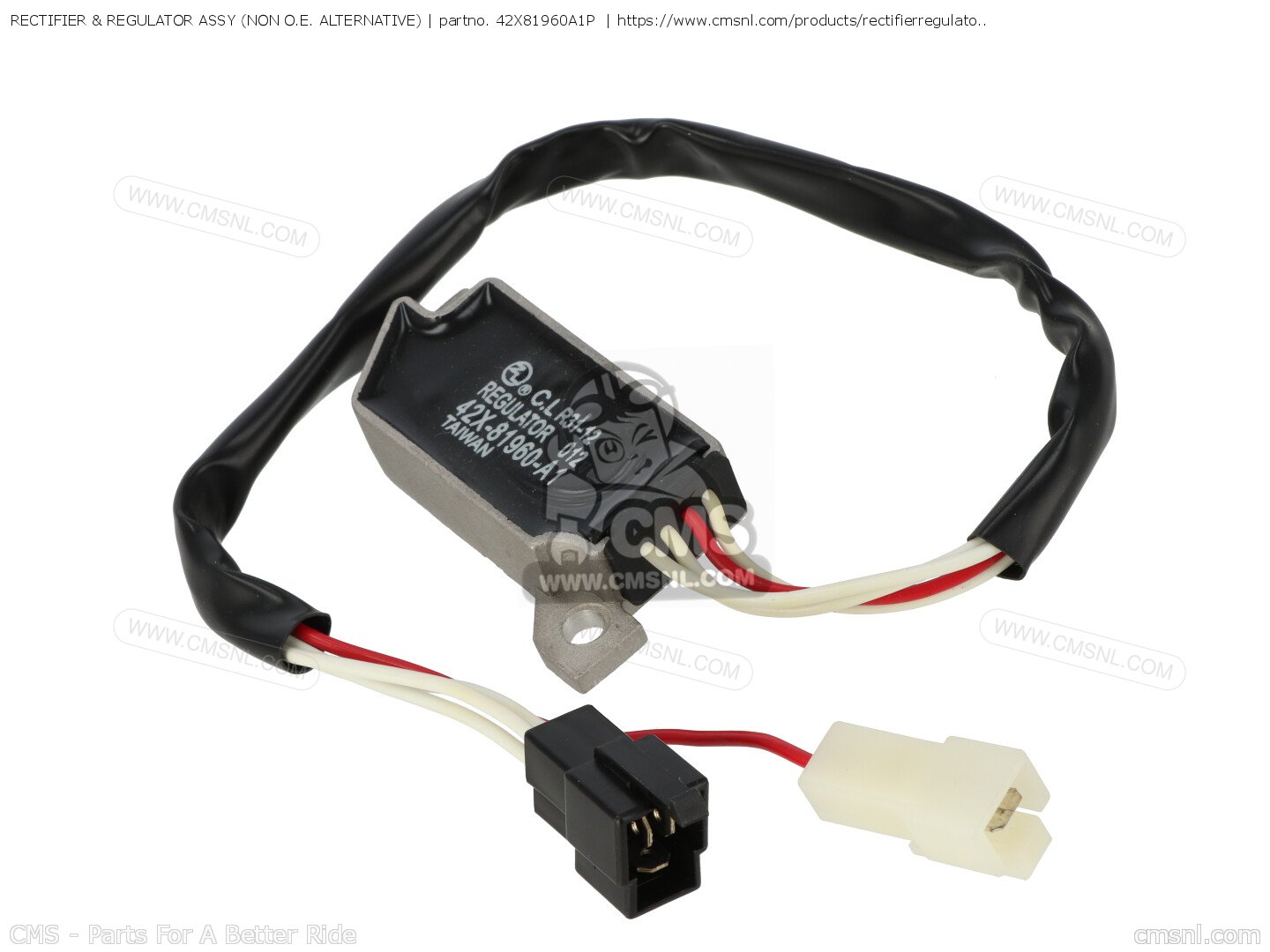 RECTIFIER & REGULATOR ASSY for XV1000 VIRAGO 1985 (F) USA - order at CMSNL