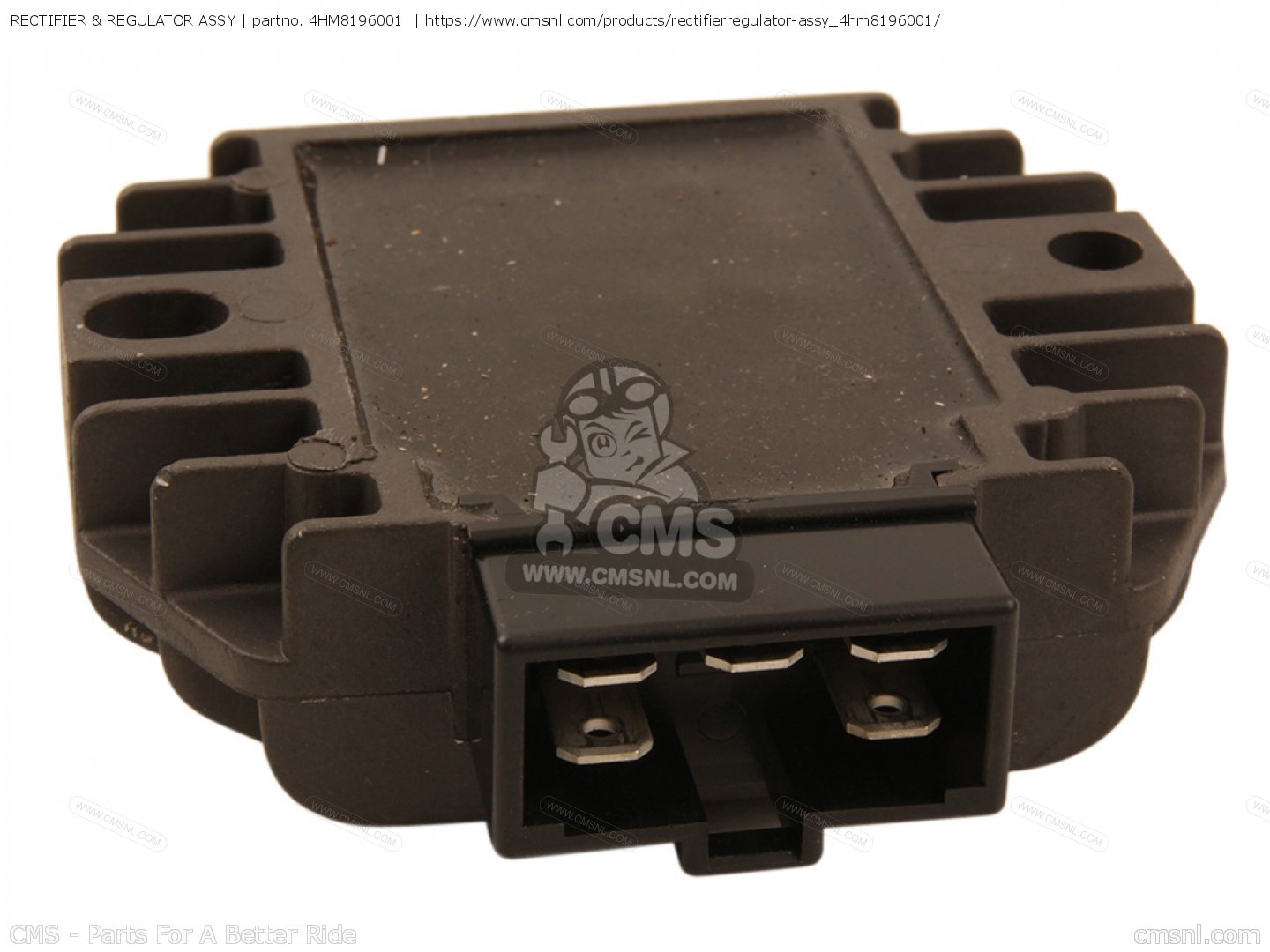 4HM8196001: Rectifier & Regulator Assy Yamaha - buy the 4HM-81960-01-00 ...