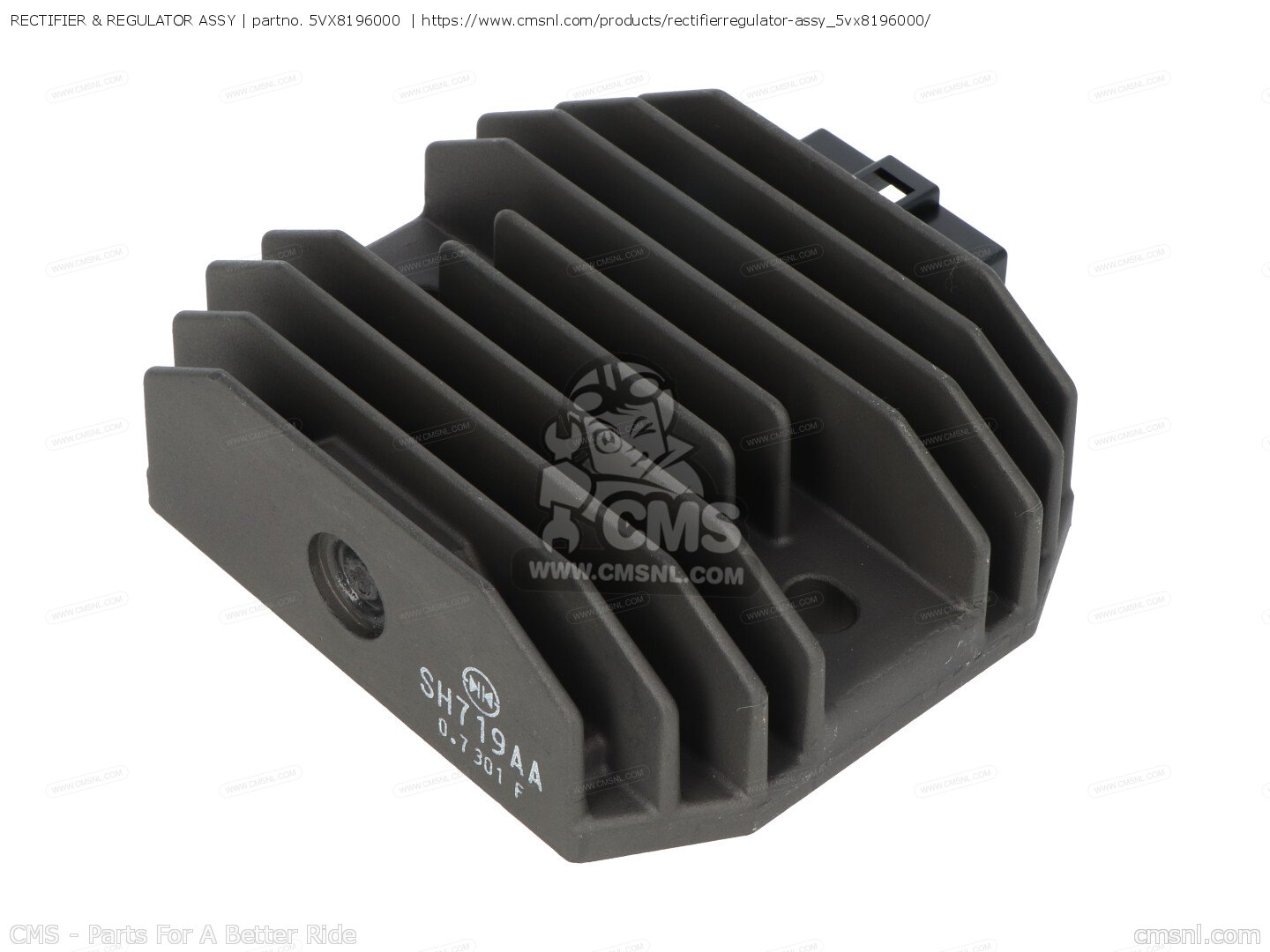 5VX8196000: Rectifier & Regulator Assy Yamaha - buy the 5VX-81960-00 at ...