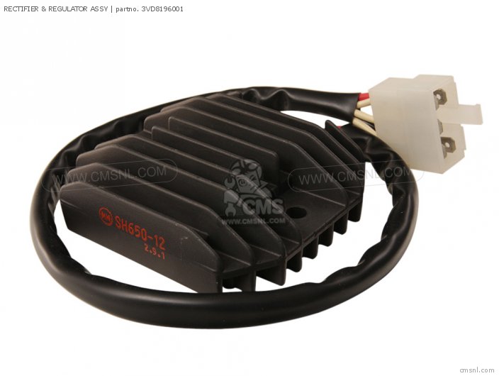 3VD8196001: Rectifier & Regulator Assy Yamaha - buy the 3VD-81960-01-00 ...
