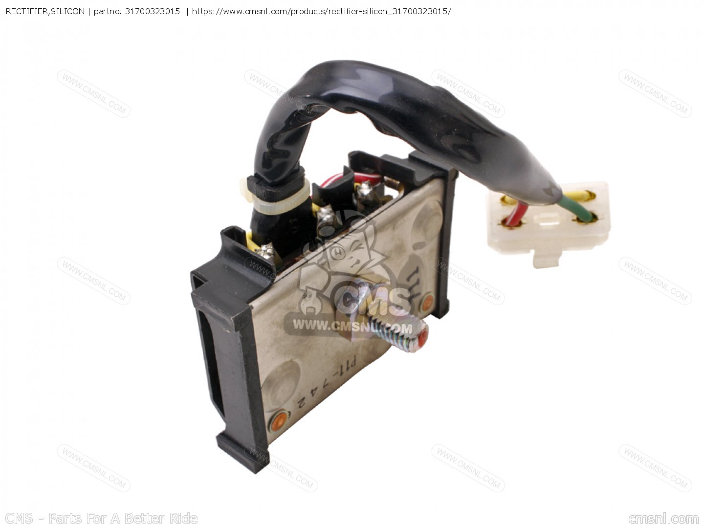 31700323015: RECTIFIER,SILICON Honda - buy the 31700-323-015 at CMSNL