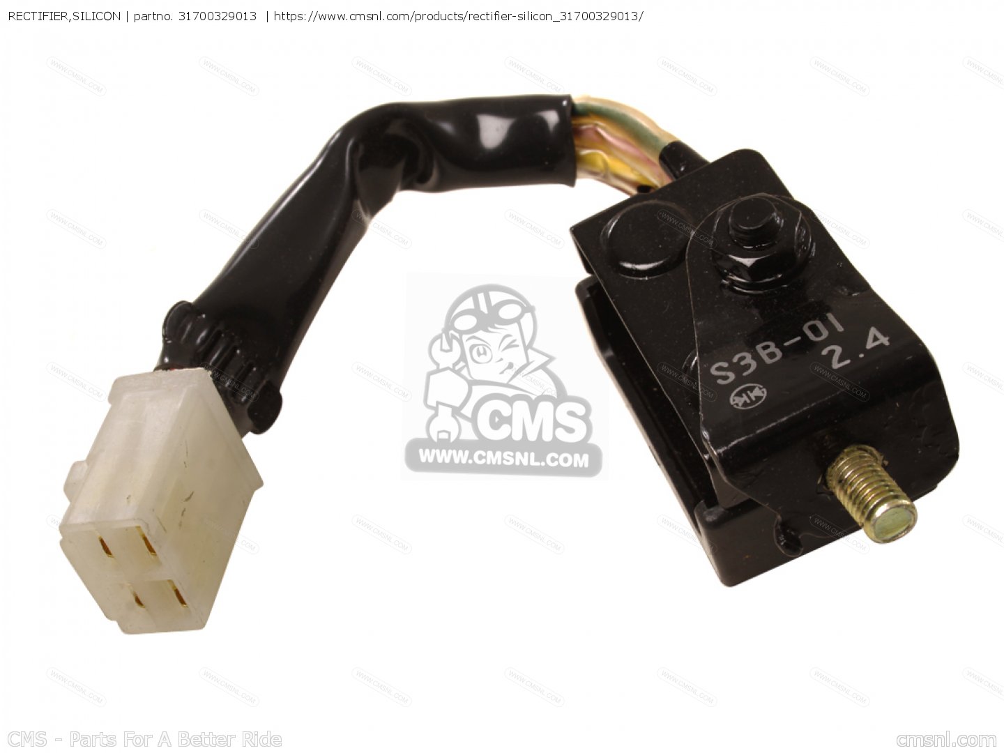 31700329013: RECTIFIER,SILICON Honda - buy the 31700-329-013 at CMSNL