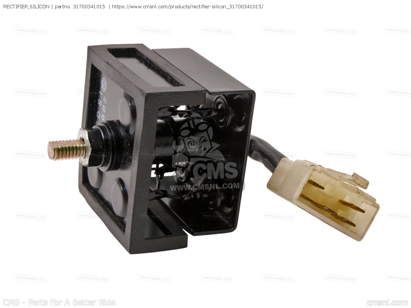 31700341015: RECTIFIER,SILICON Honda - buy the 31700-341-015 at CMSNL