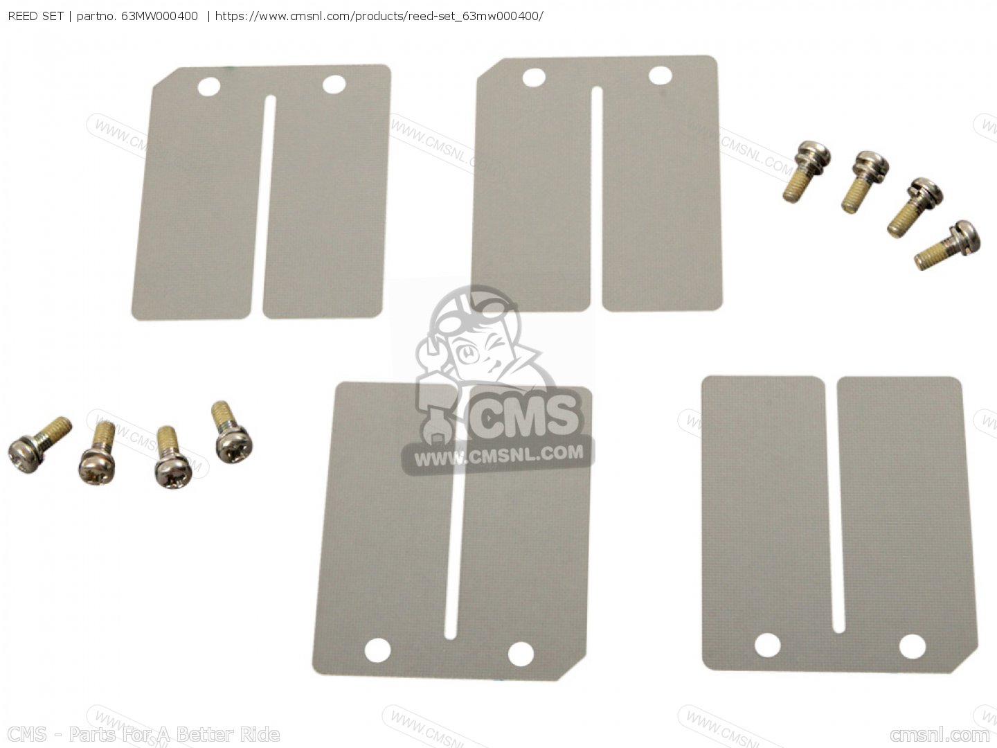 63MW000400: REED SET Yamaha - buy the 63M-W0004-00-00 at CMSNL