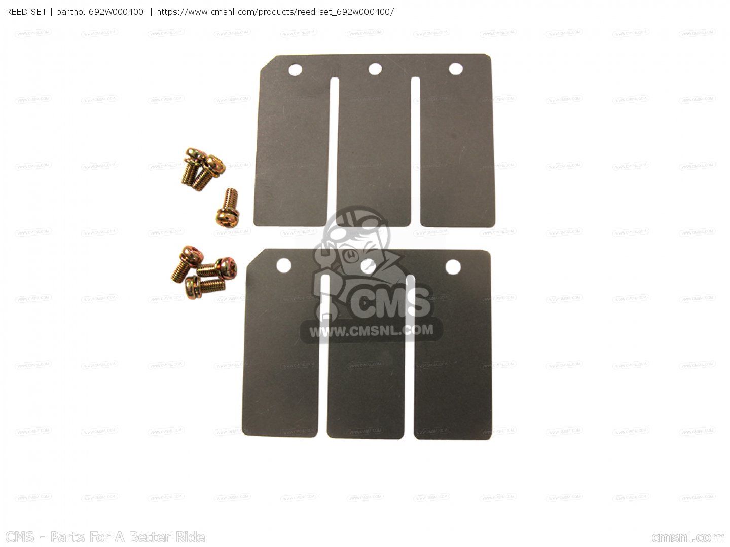 692W000400: REED SET Yamaha - buy the 692-W0004-00-00 at CMSNL