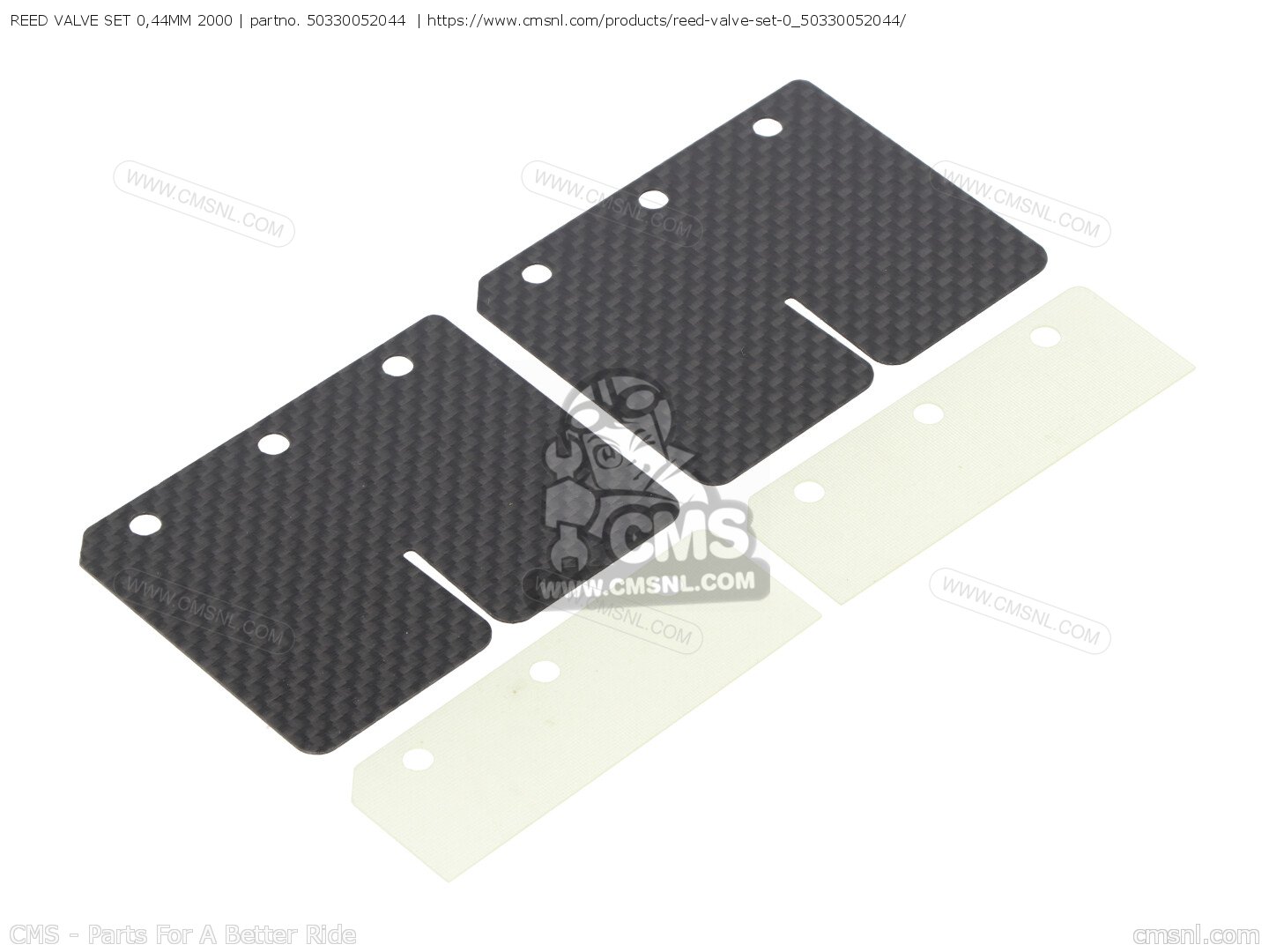50330052044: REED VALVE SET 0,44MM 2000 KTM - buy the 50330052044 at CMSNL