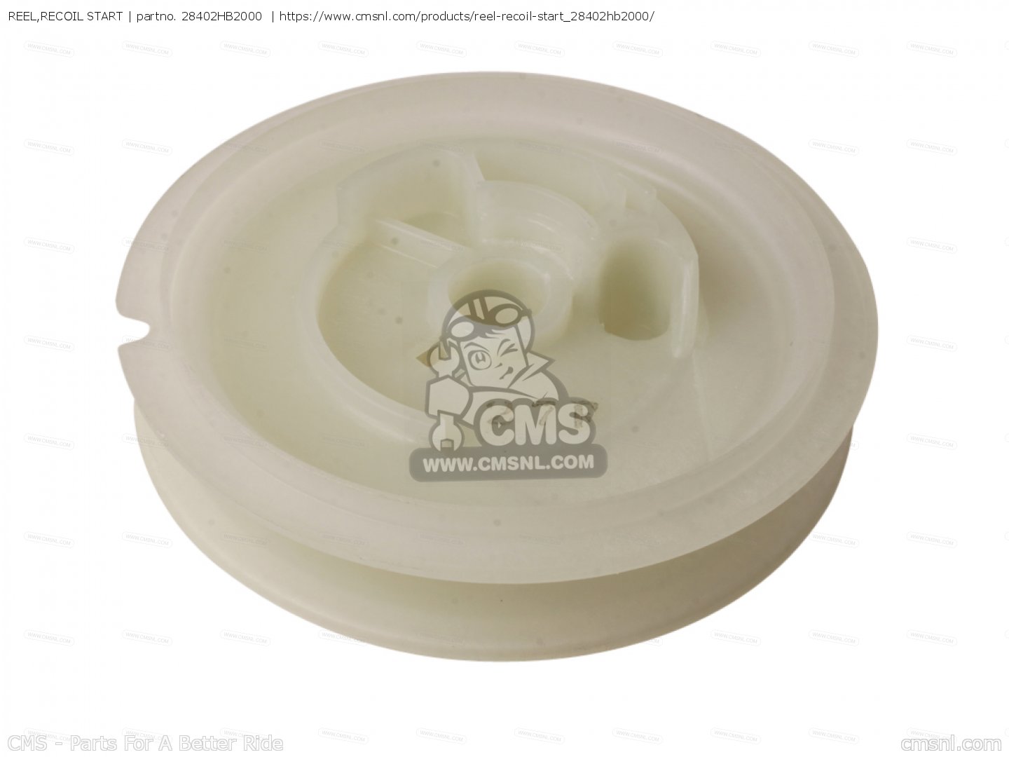 28402HB2000: REEL,RECOIL START Honda - buy the 28402-HB2-000 at CMSNL
