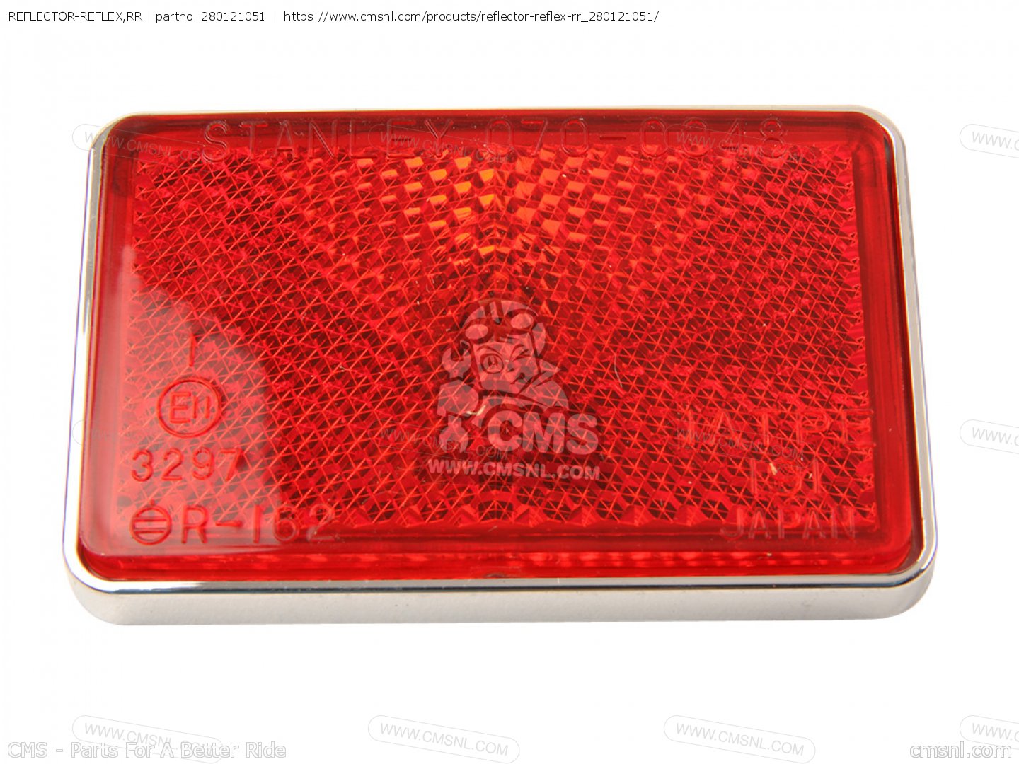 280121051: REFLECTOR-REFLEX,RR Kawasaki - buy the 28012-1051 at CMSNL