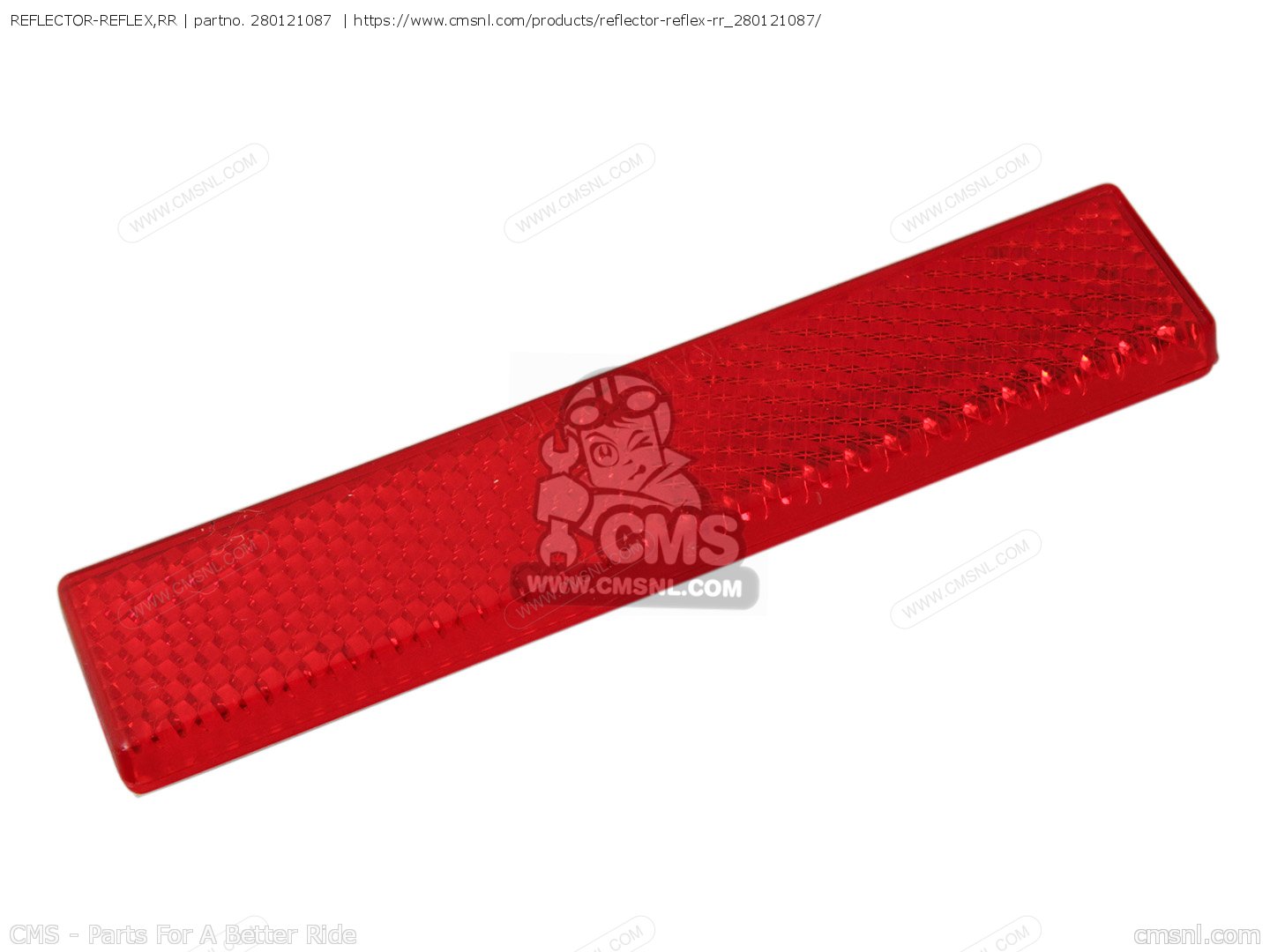 280121087: REFLECTOR-REFLEX,RR Kawasaki - buy the 28012-1087 at CMSNL