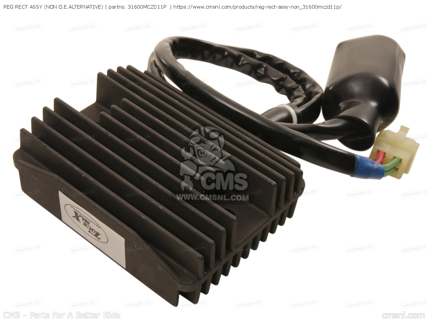 31600MCZD11P: Reg Rect Assy (non O.e. Alternative) Honda - buy the ...