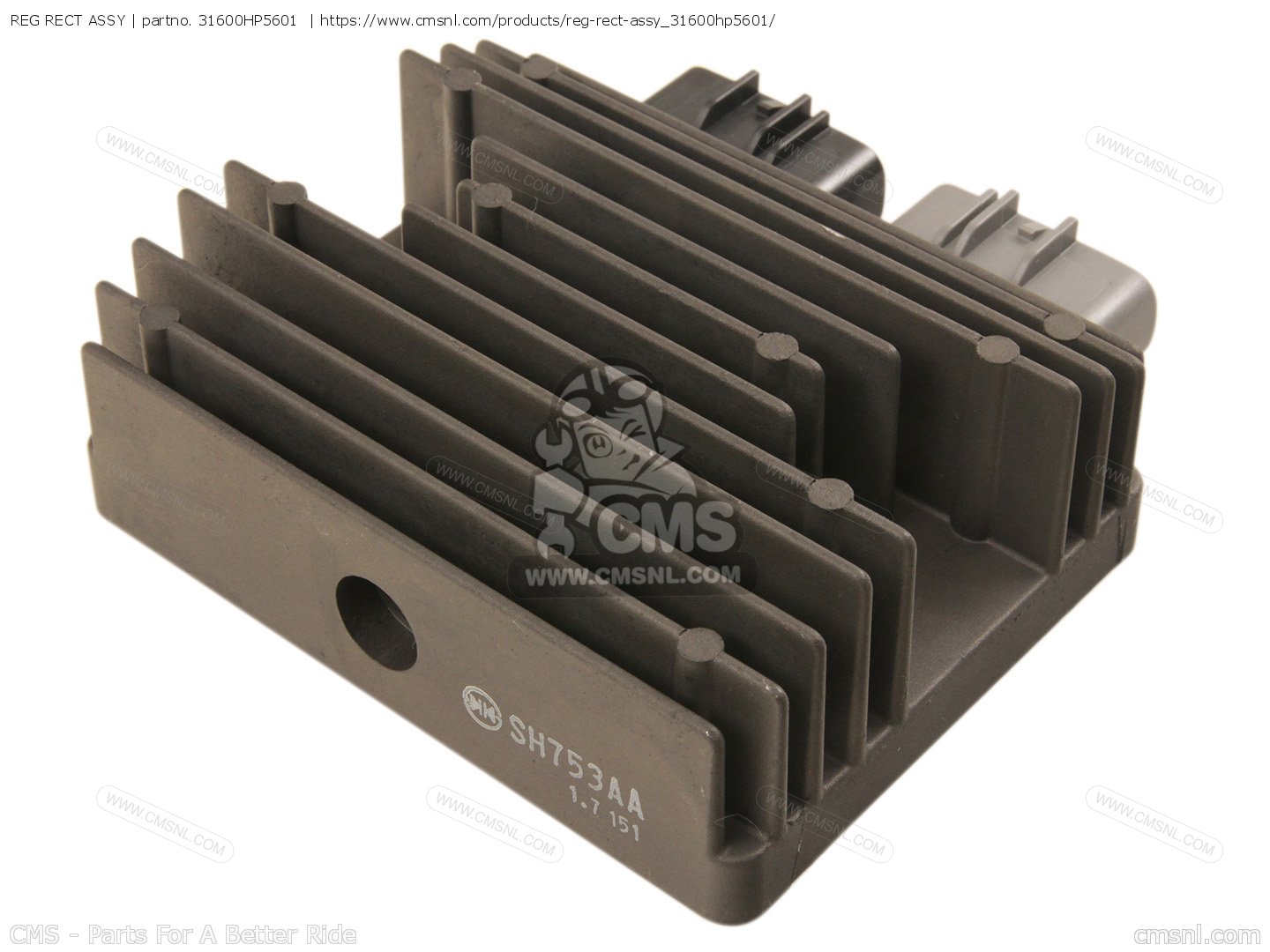 31600HP5601: REG RECT ASSY Honda - buy the 31600-HP5-601 at CMSNL