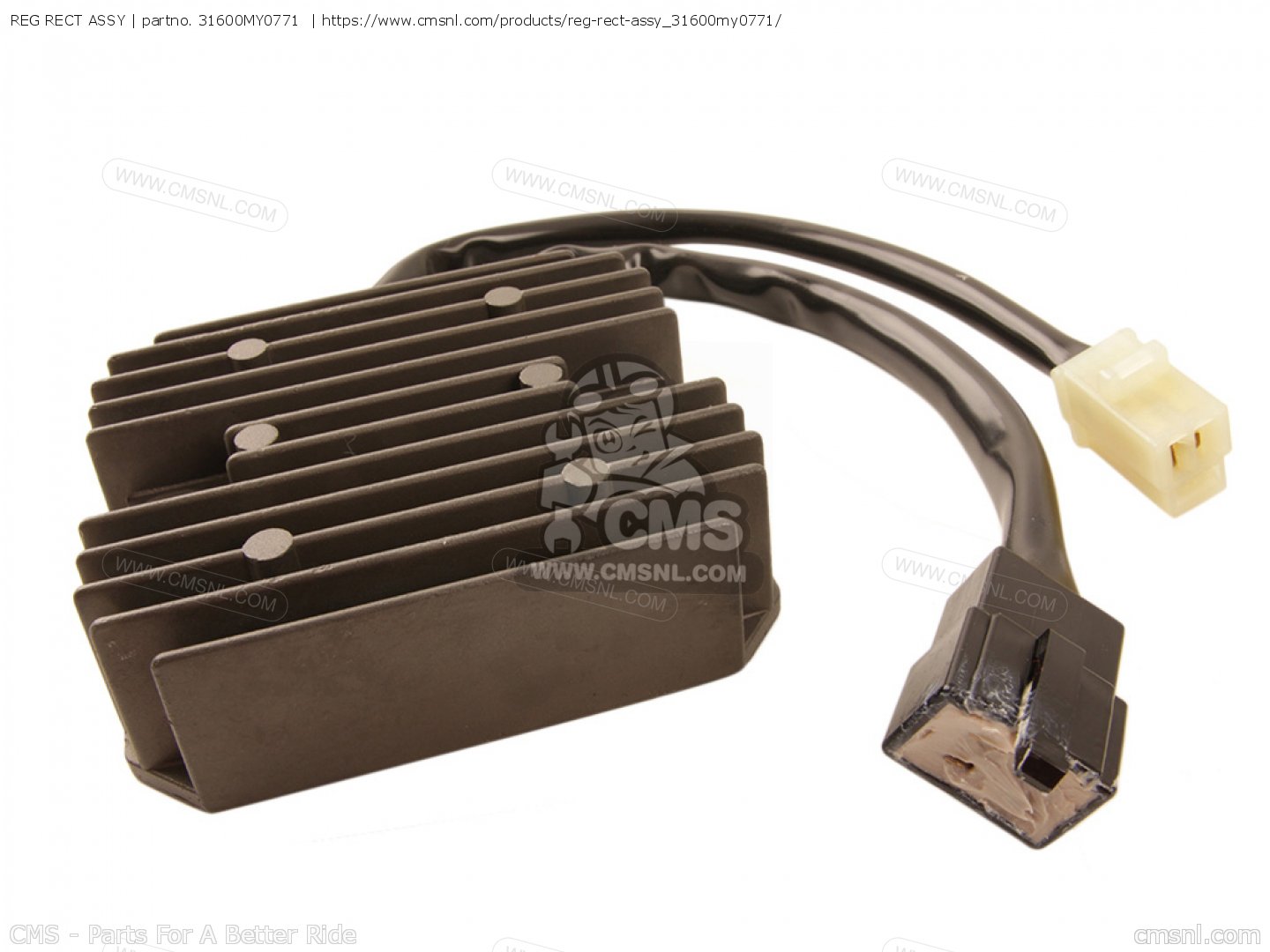 31600MY0771: REG RECT ASSY Honda - buy the 31600-MY0-771 at CMSNL