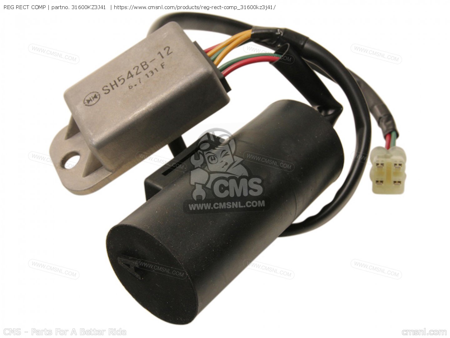 REG RECT COMP for CR250R 2003 (3) USA - order at CMSNL