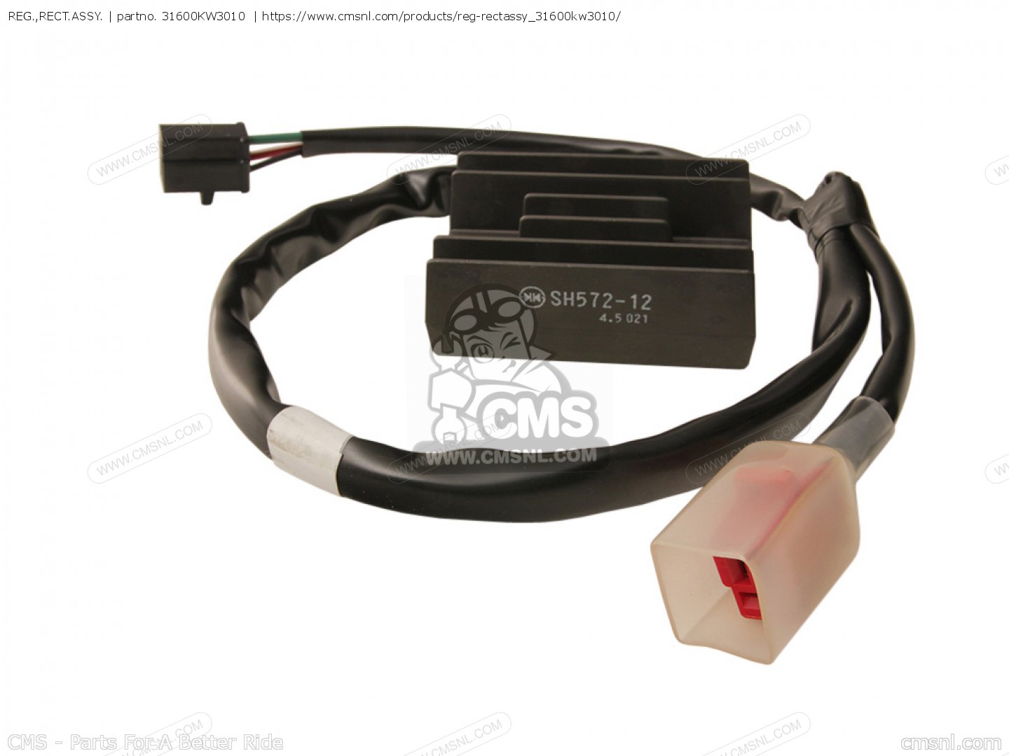 REG.,RECT.ASSY. for NX250 DOMINATOR 1993 (P) SWITZERLAND - order at CMSNL