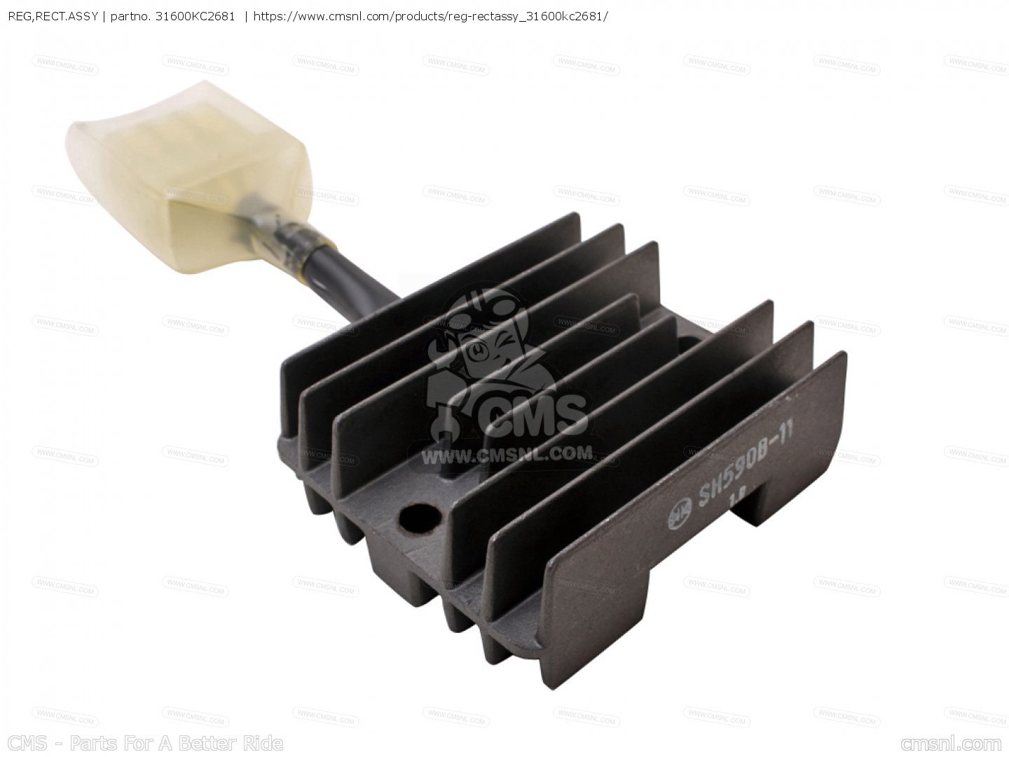 31600KC2681: REG,RECT.ASSY Honda - buy the 31600-KC2-681 at CMSNL