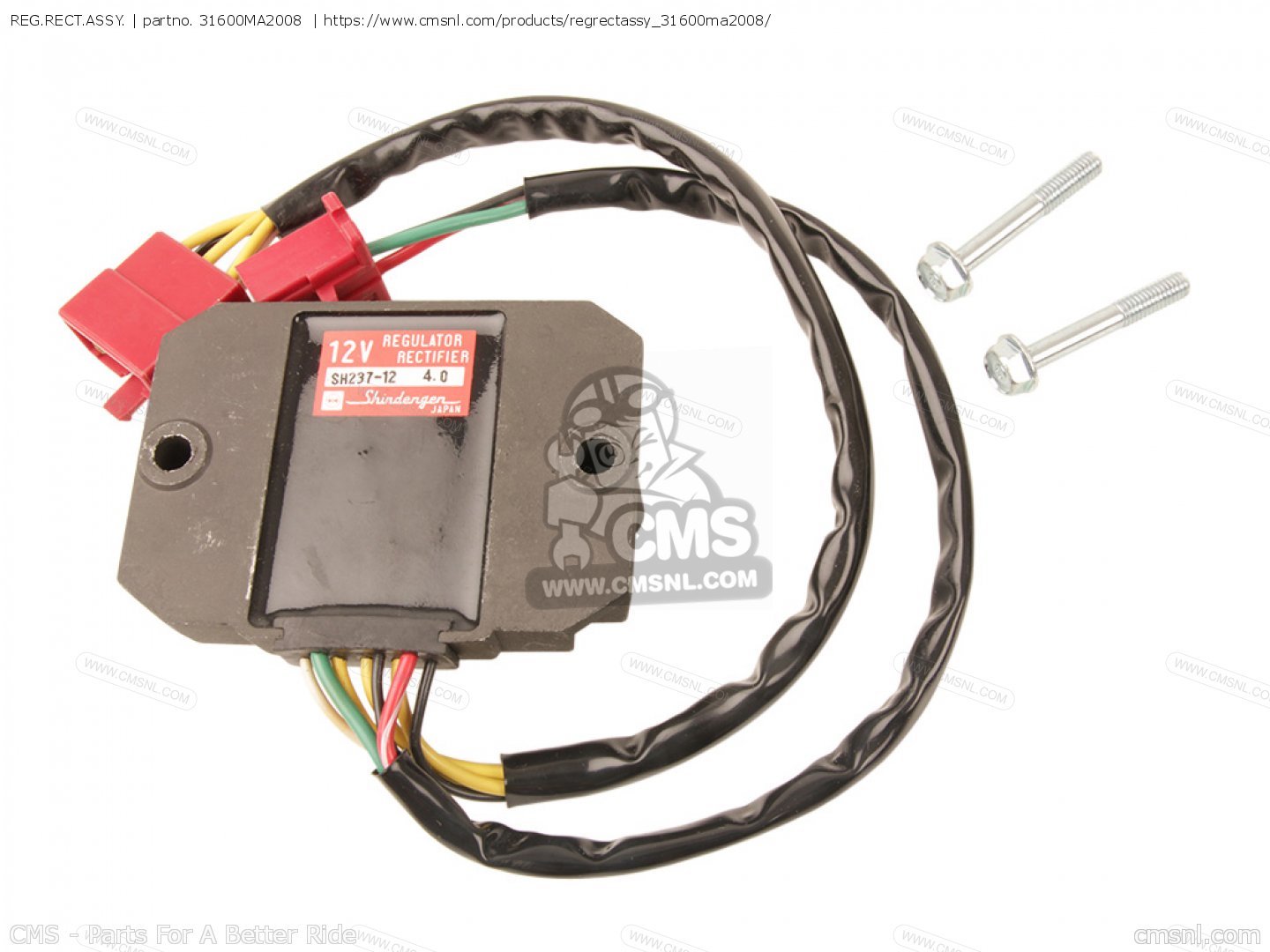 REG.RECT.ASSY. for Honda - order at CMSNL