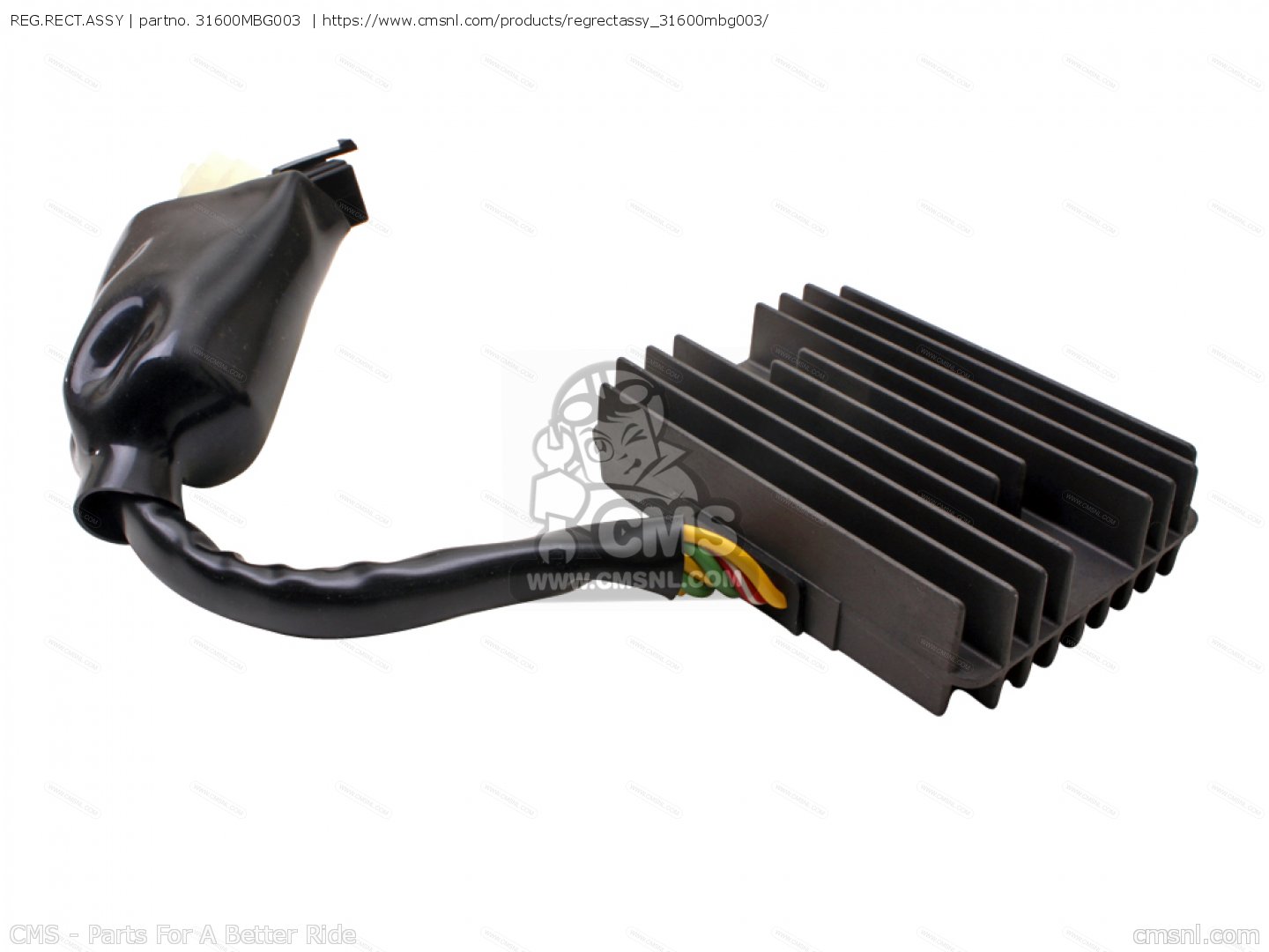 31600MBG003: REG.RECT.ASSY Honda - buy the 31600-MBG-003 at CMSNL