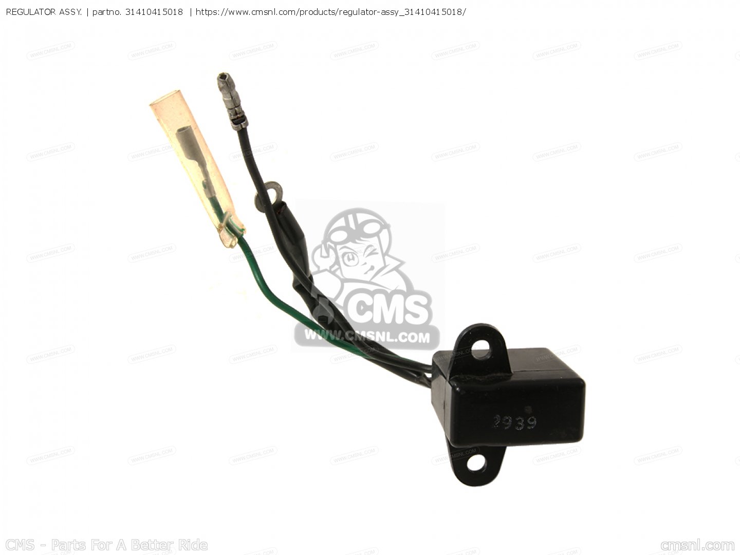 31410415018: REGULATOR ASSY. Honda - buy the 31410-415-018 at CMSNL