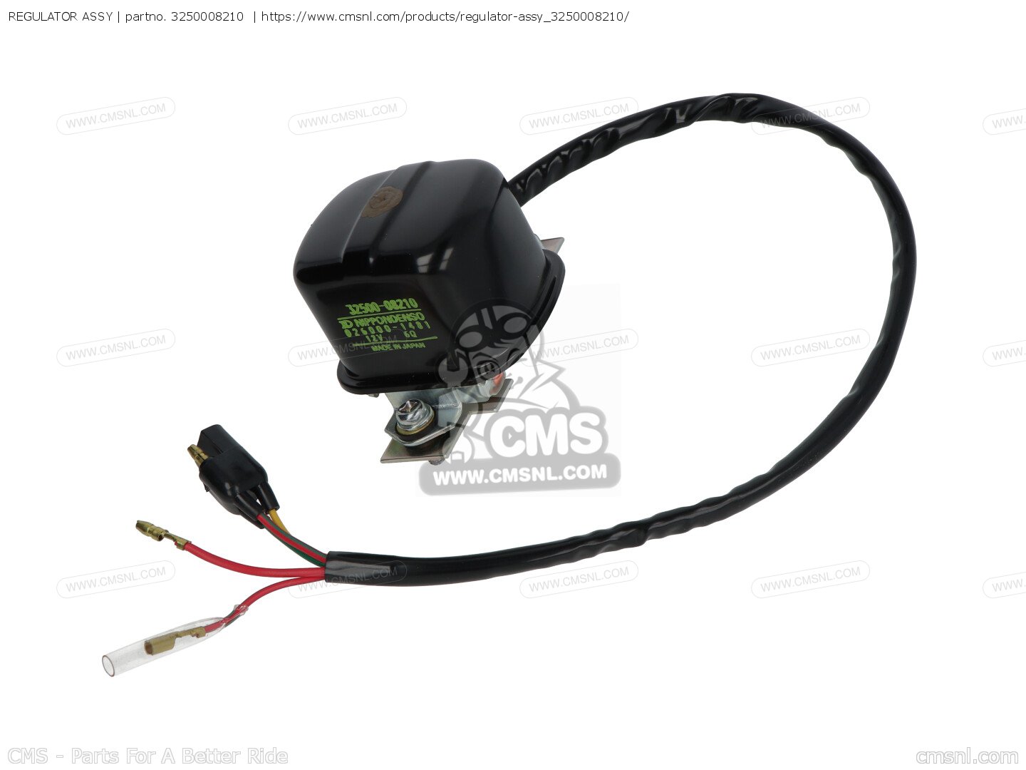 3250008210: REGULATOR ASSY Suzuki - buy the 32500-08210 at CMSNL