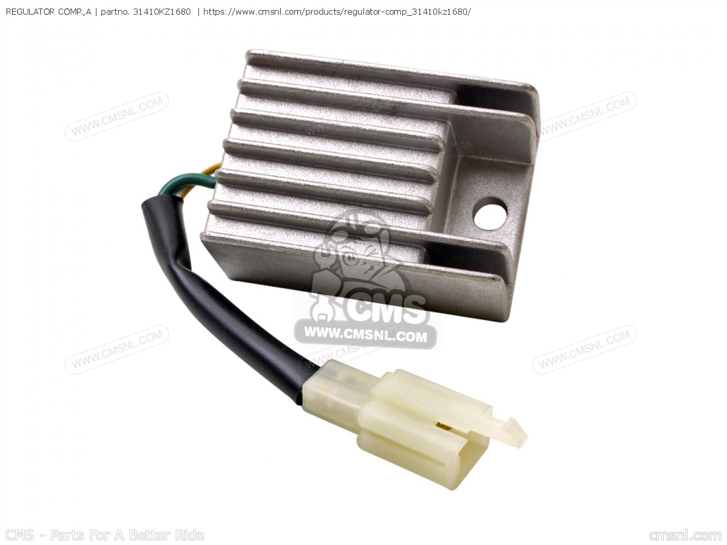 31410KZ1680: REGULATOR COMP.,A Honda - buy the 31410-KZ1-680 at CMSNL