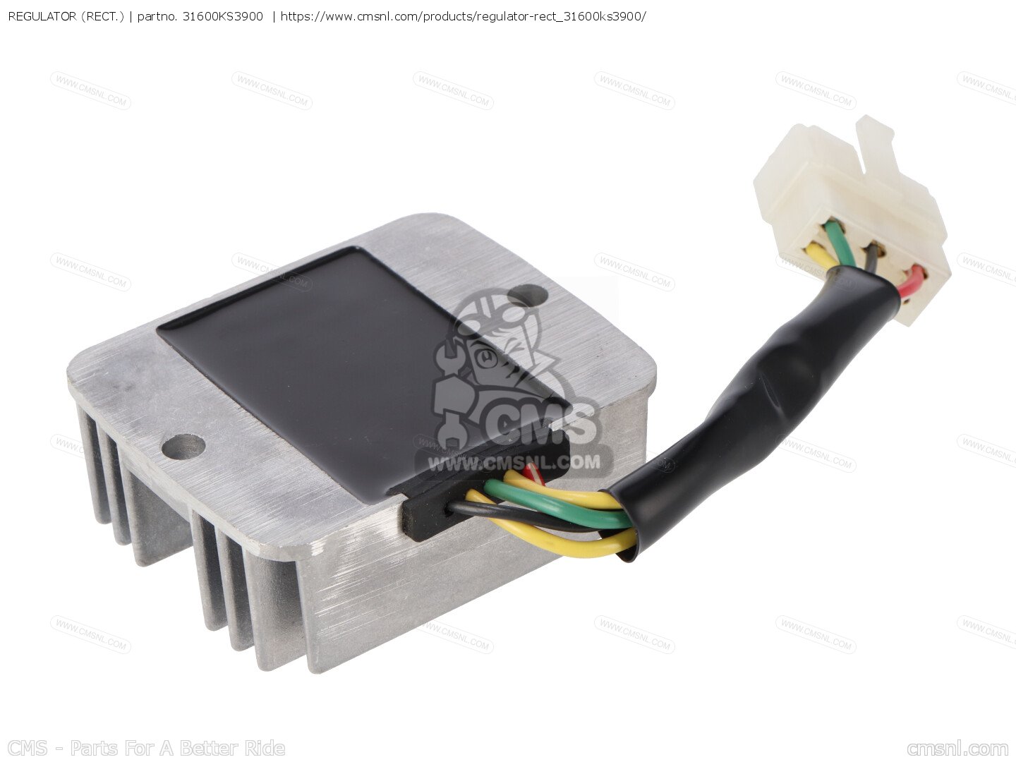 31600-KS3-900 Regulator (Rect.), 31600KS3900 Honda