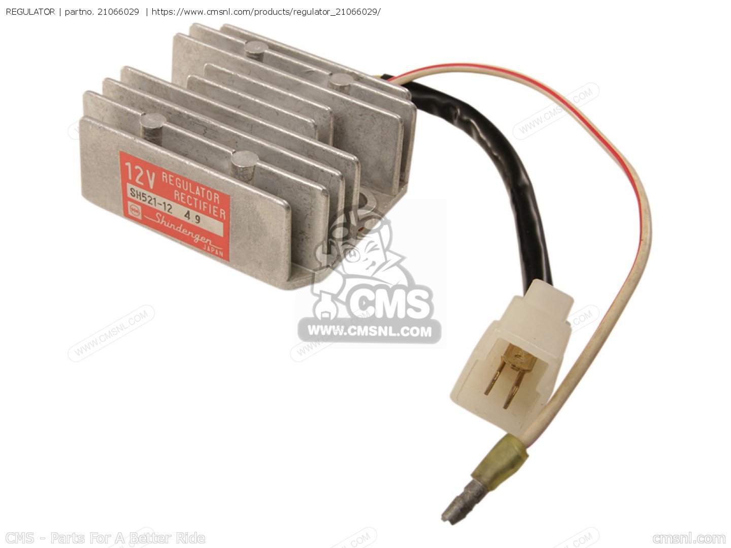 21066029: REGULATOR-VOLTAGE Kawasaki - buy the 21066-029 at CMSNL