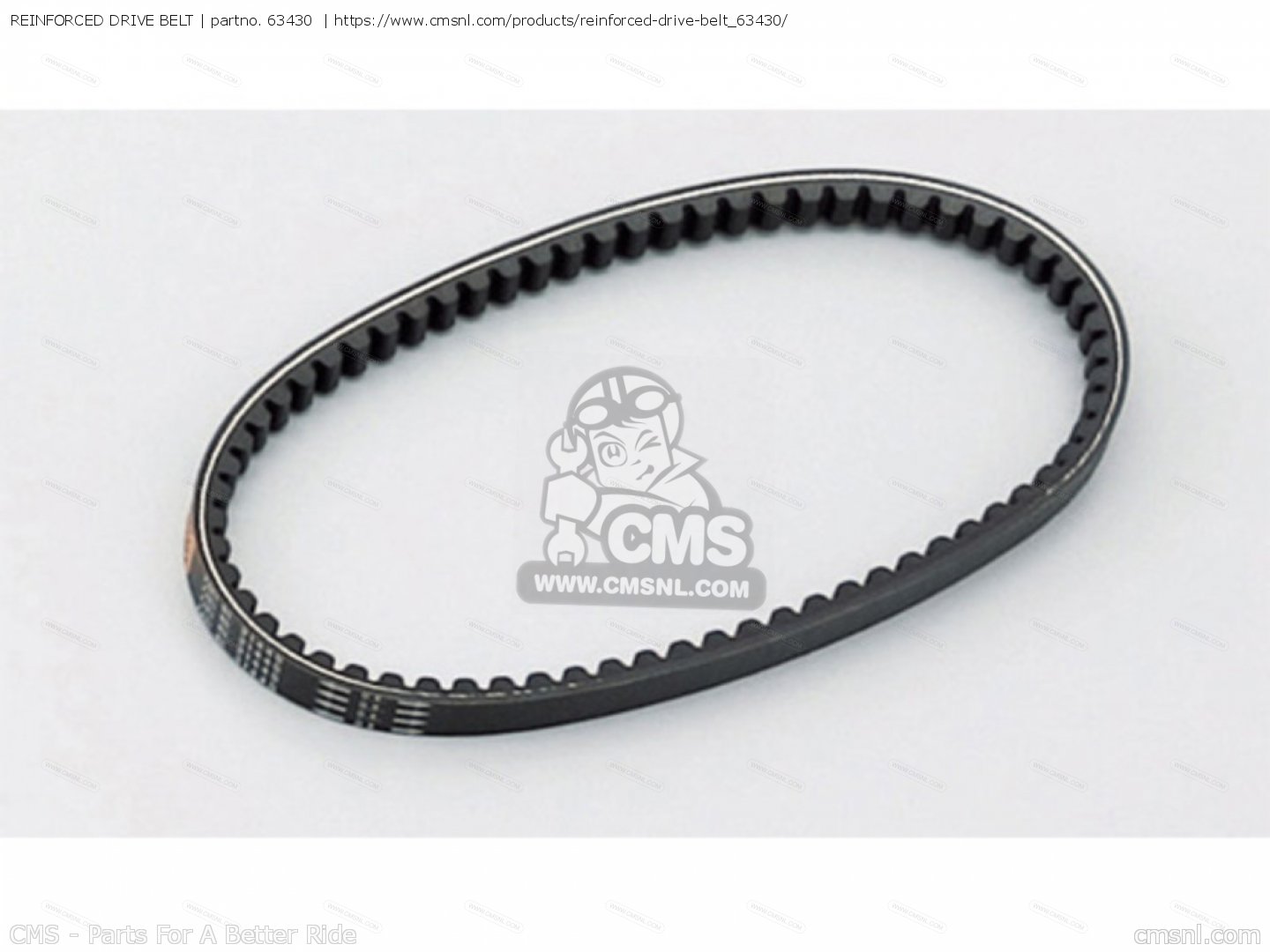 63430: Reinforced Drive Belt Daytona - buy the 63430 at CMSNL