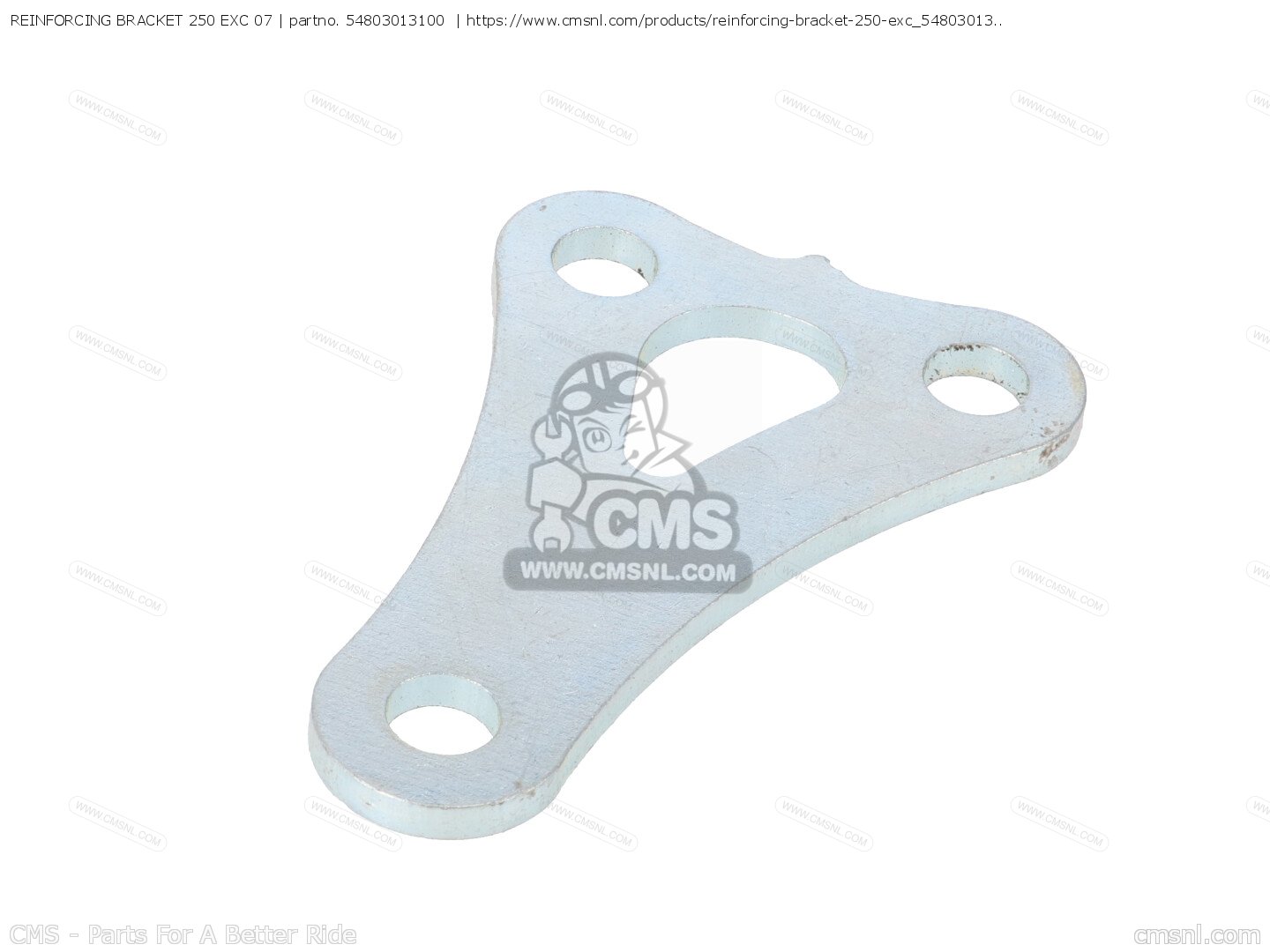 54803013100: REINFORCING BRACKET 250 EXC 07 KTM - buy the 54803013100 ...