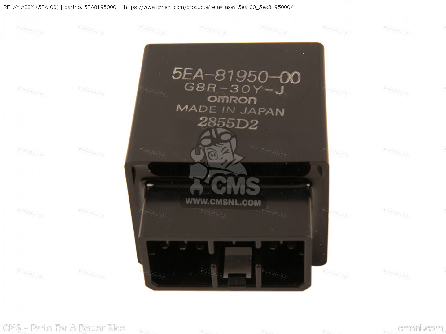 5EA8195000: Relay Assy (5ea-00) Yamaha - buy the 5EA-81950-00-00 at CMSNL