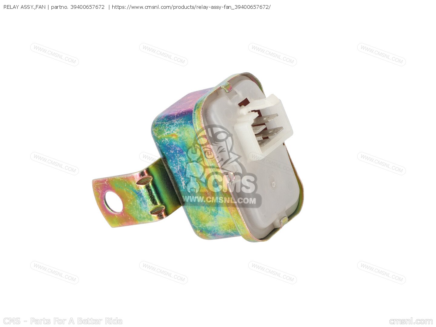 39400657672: Relay Assy.,fan Honda - buy the 39400-657-672 at CMSNL