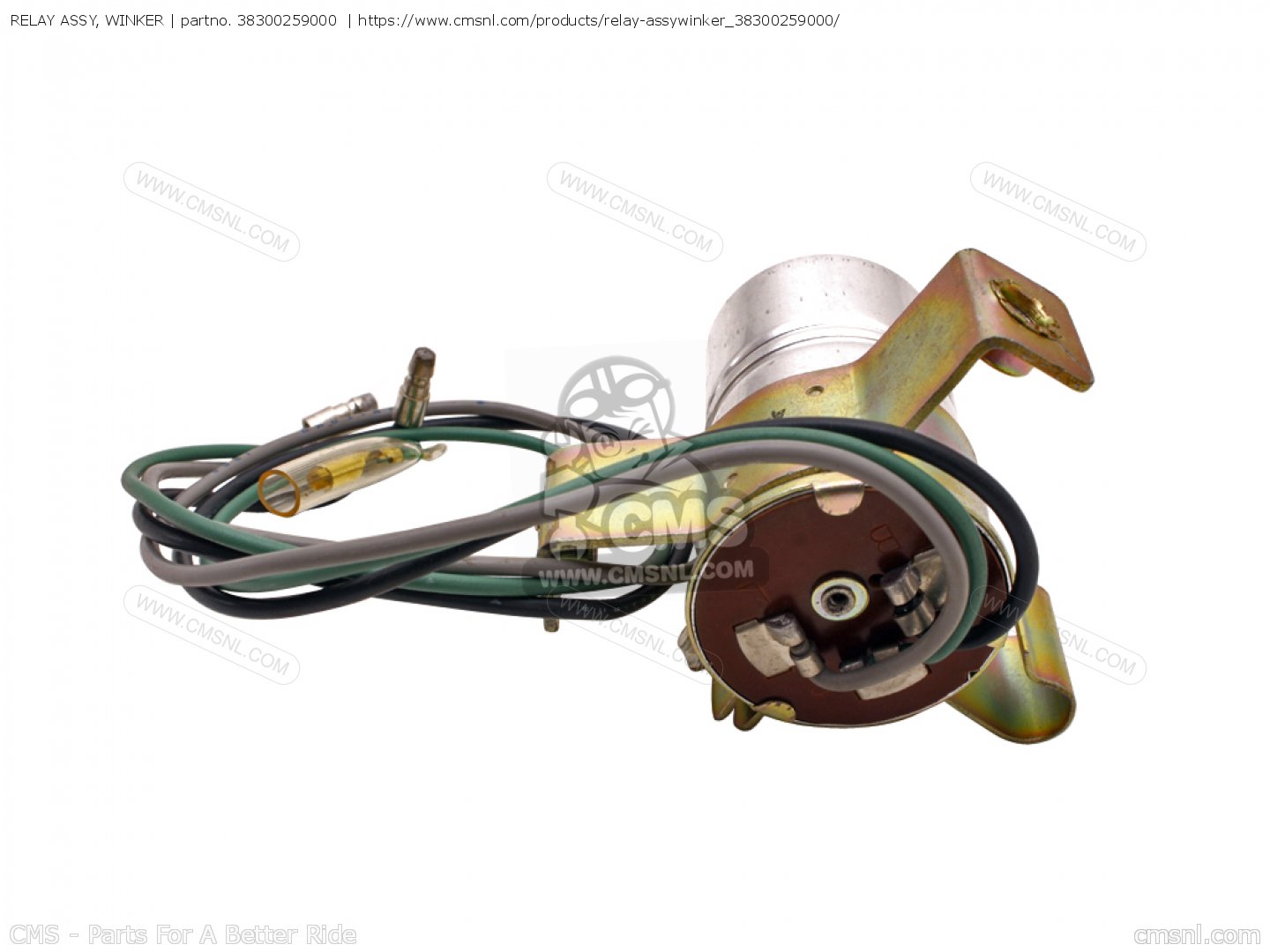 38300259000: RELAY ASSY, WINKER Honda - buy the 38300-259-000 at CMSNL