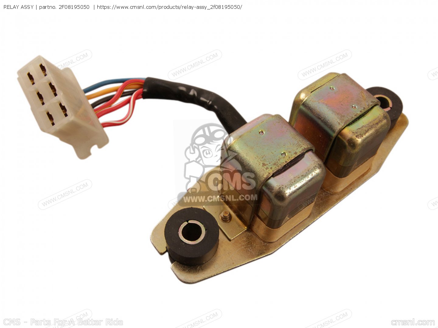 2F08195050: RELAY ASSY Yamaha - buy the 2F0-81950-50-00 at CMSNL