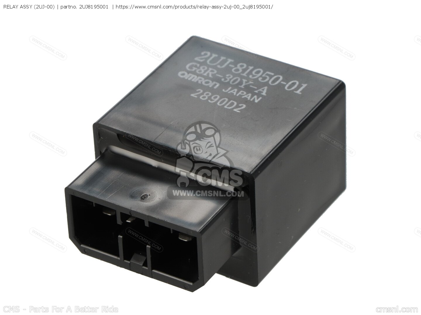 2UJ8195001: RELAY ASSY Yamaha - buy the 2UJ-81950-01-00 at CMSNL