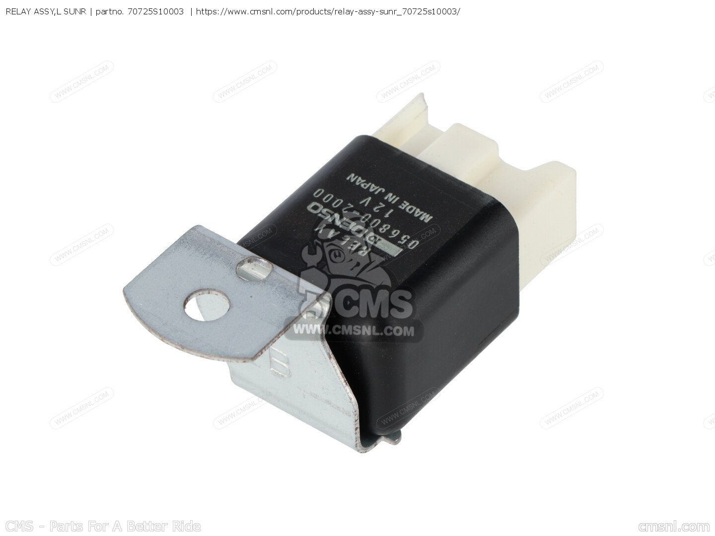 70725S10003: RELAY ASSY,L SUNR Honda - buy the 70725-S10-003 at CMSNL
