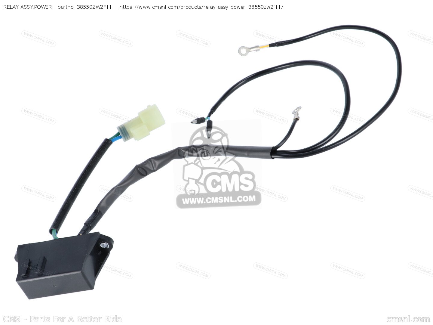 38550ZW2F11: RELAY ASSY,POWER Honda - buy the 38550-ZW2-F11 at CMSNL