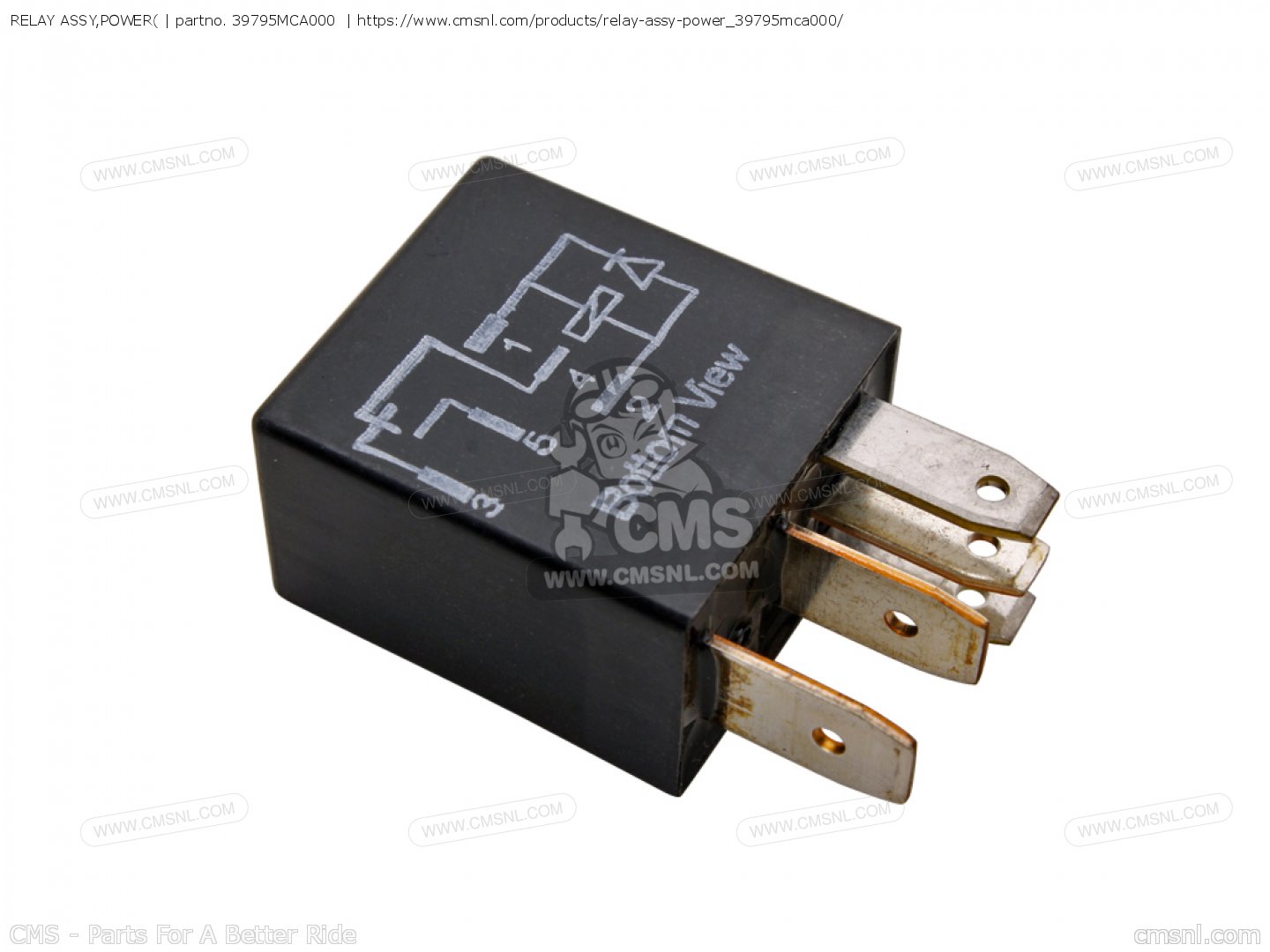 39795MCA000: RELAY ASSY,POWER( Honda - buy the 39795-MCA-000 at CMSNL