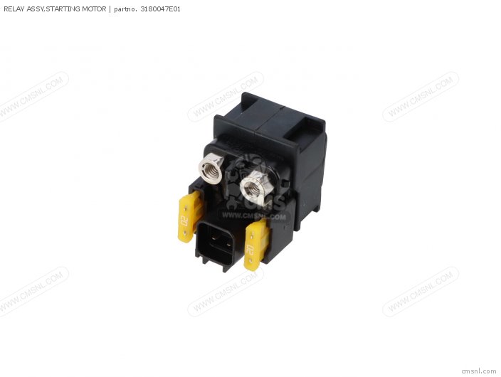3180047E01: RELAY ASSY,STARTING MOTOR Suzuki - buy the 31800-47E01 at CMSNL