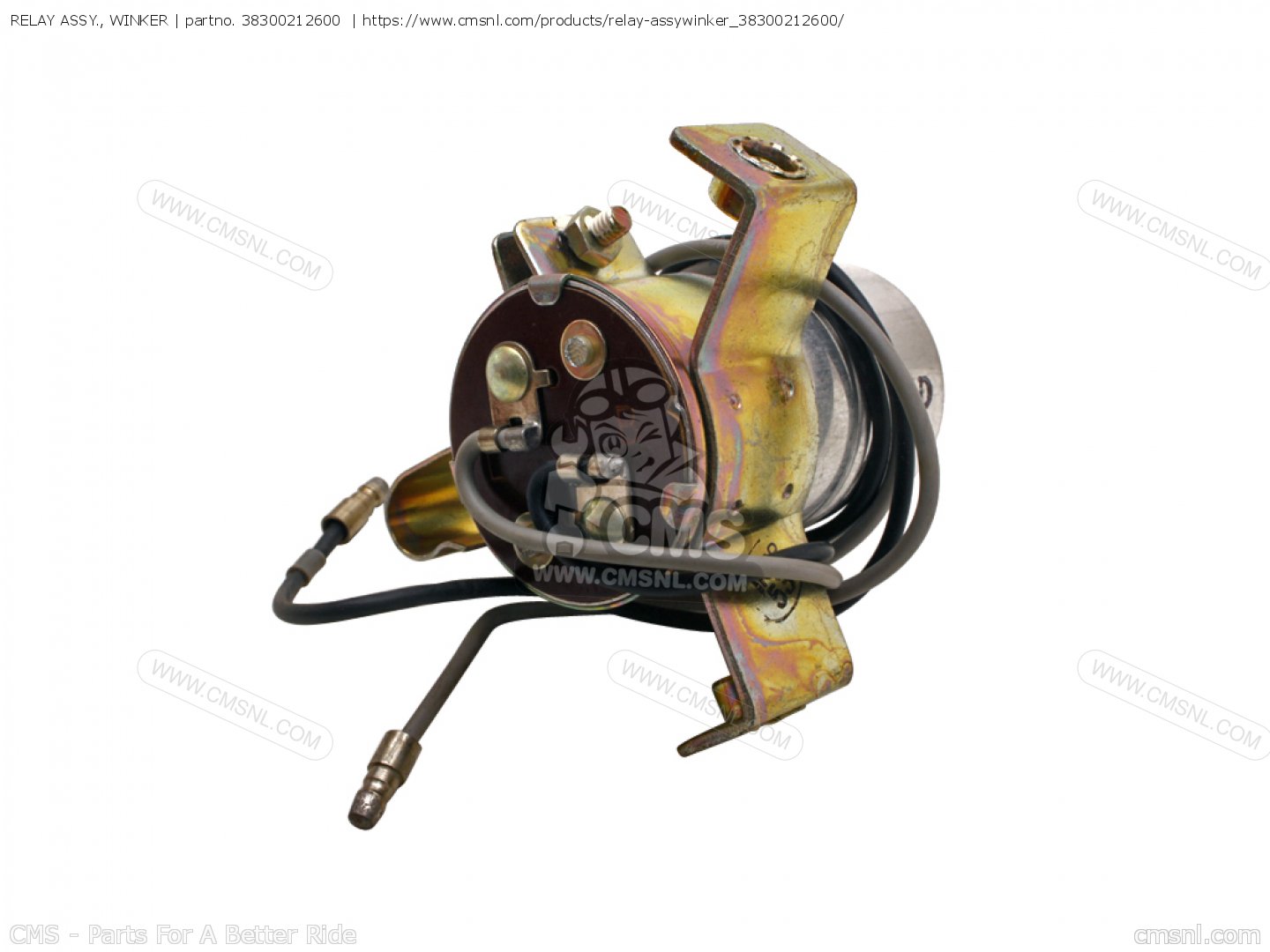 38300212600: Relay Assy., Winker Honda - buy the 38300-212-600 at CMSNL