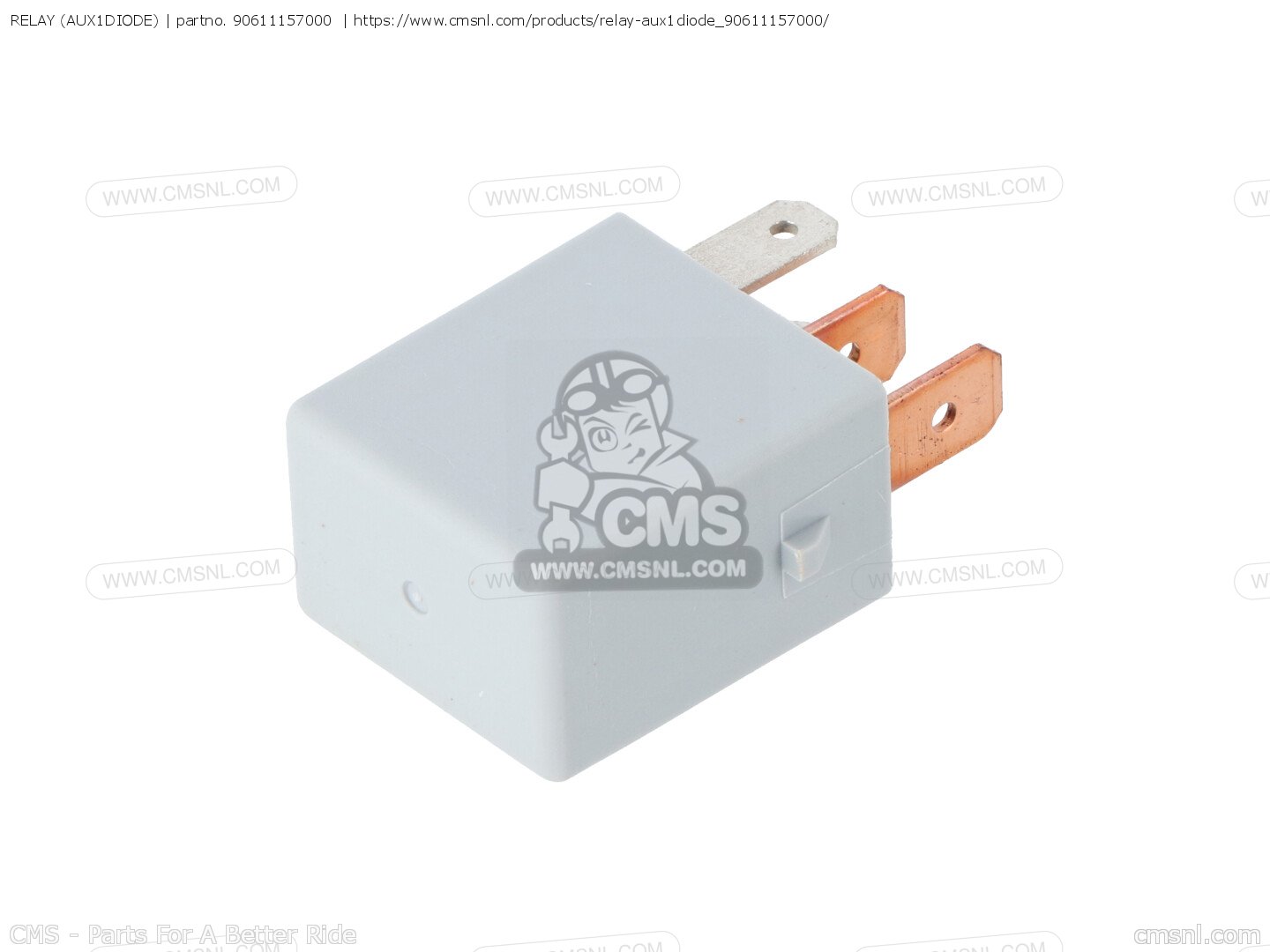 90611157000: RELAY (AUX1DIODE) KTM - buy the 90611157000 at CMSNL