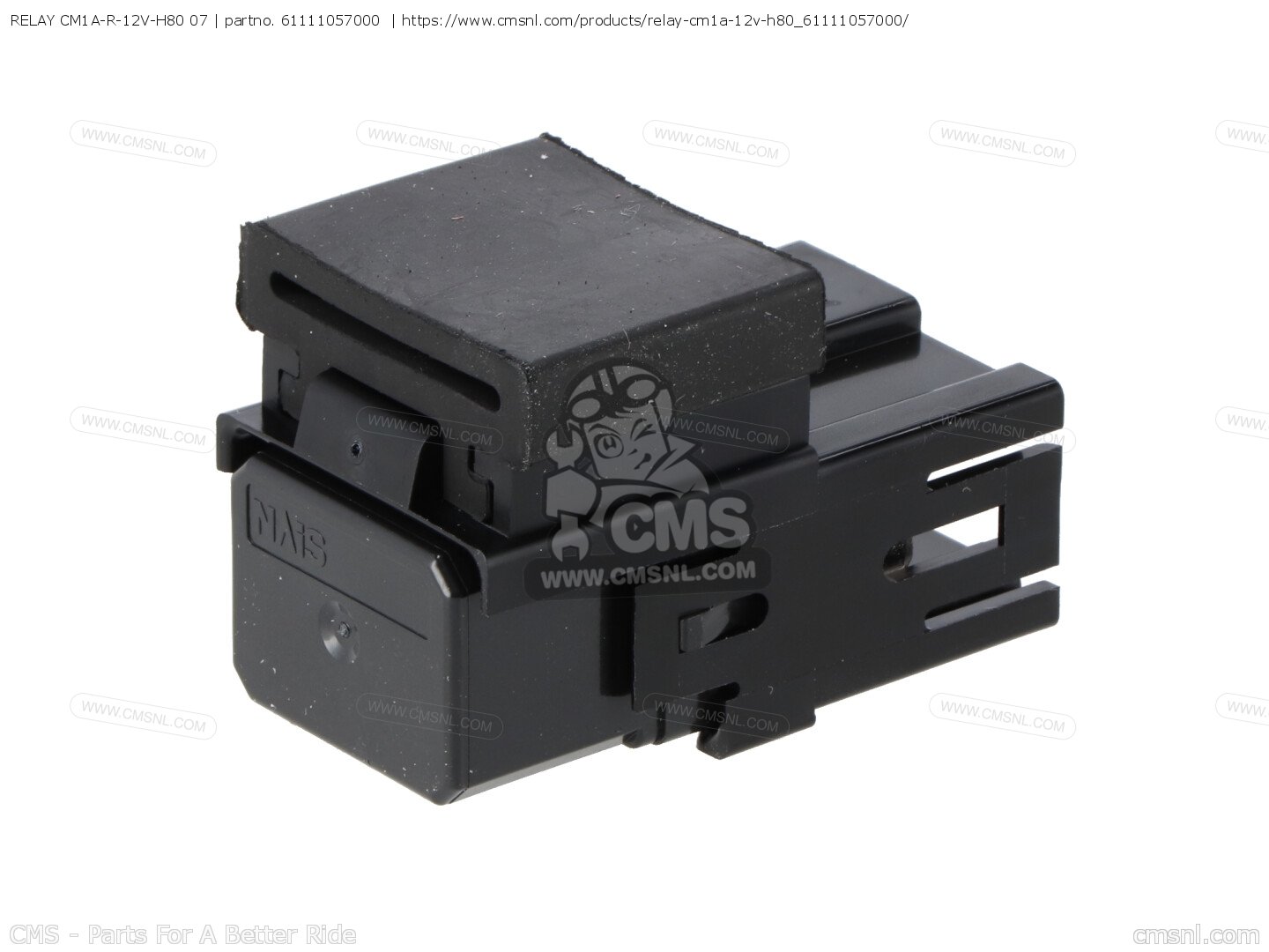 61111057000: RELAY CM1A-R-12V-H80 07 KTM - buy the 61111057000 at CMSNL