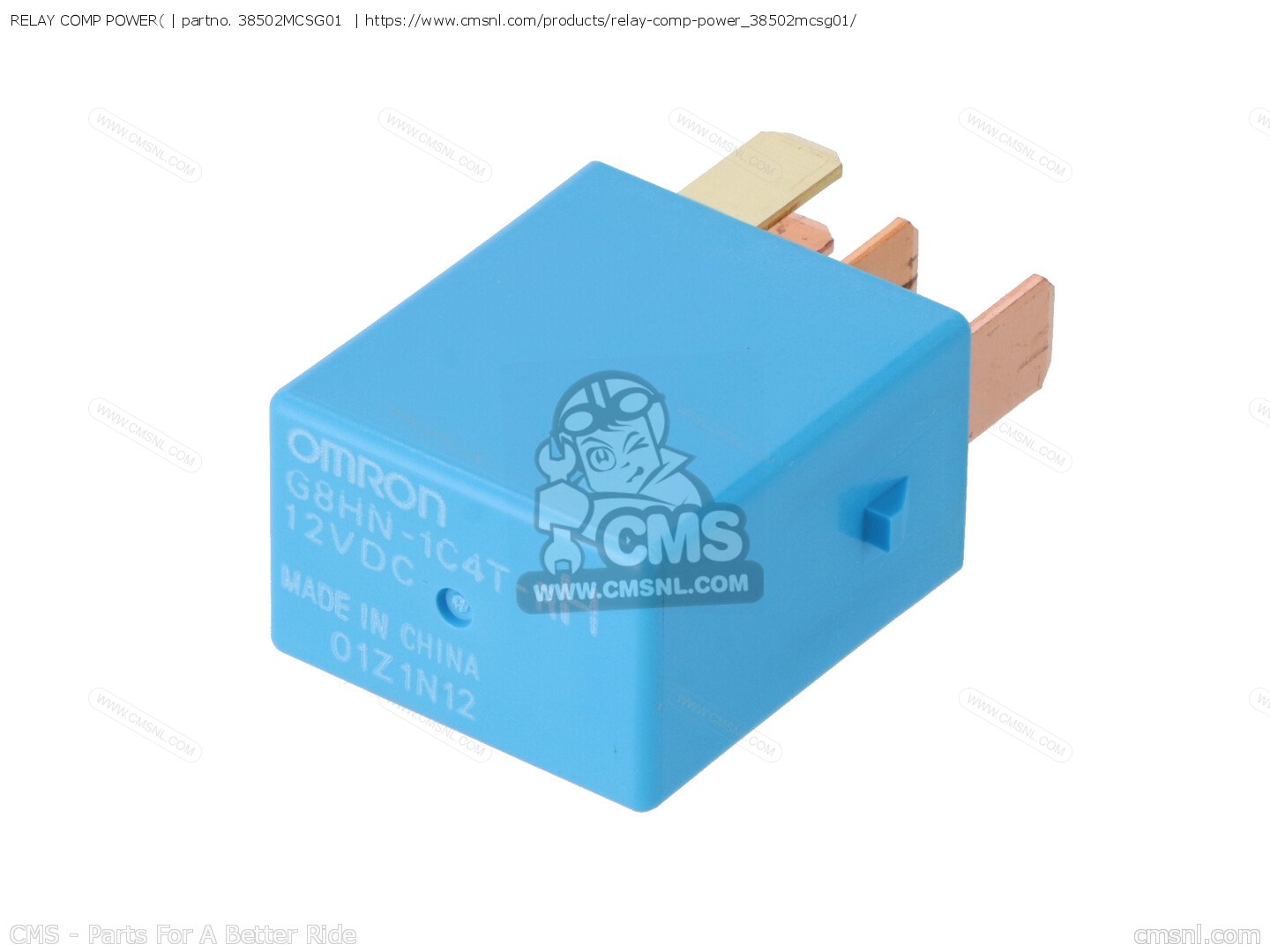 38502-MCS-G01 Relay Comp Power(, 38502MCSG01 Honda - ST1300A, SKX50, SKX50S
