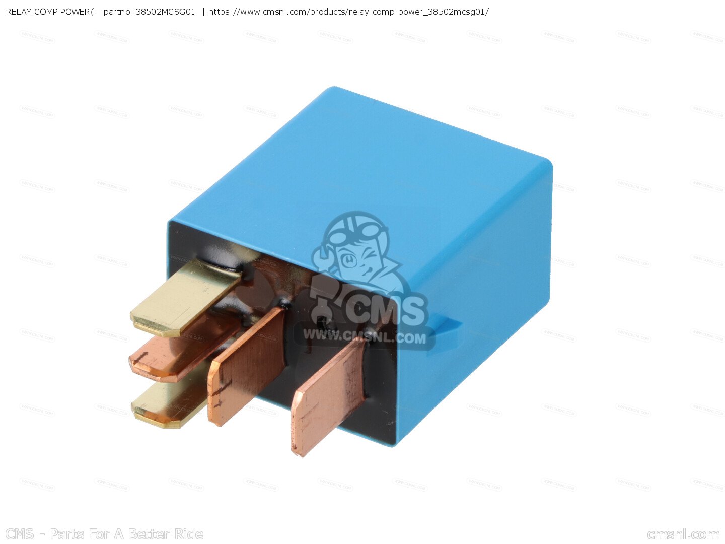 38502-MCS-G01 Relay Comp Power(, 38502MCSG01 Honda - ST1300A, SKX50, SKX50S